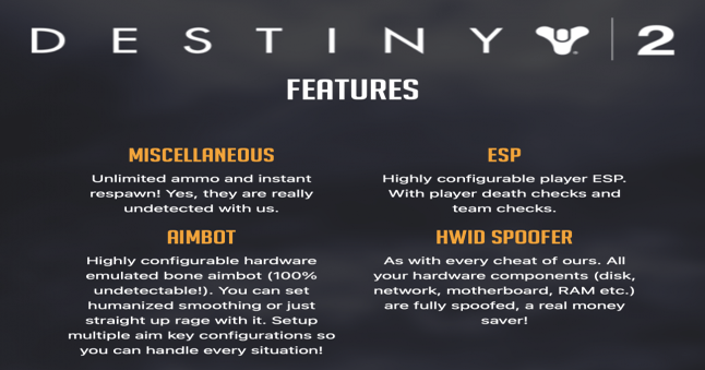 Ubisoft and Bungie file lawsuit against cheat software developer Ring-1