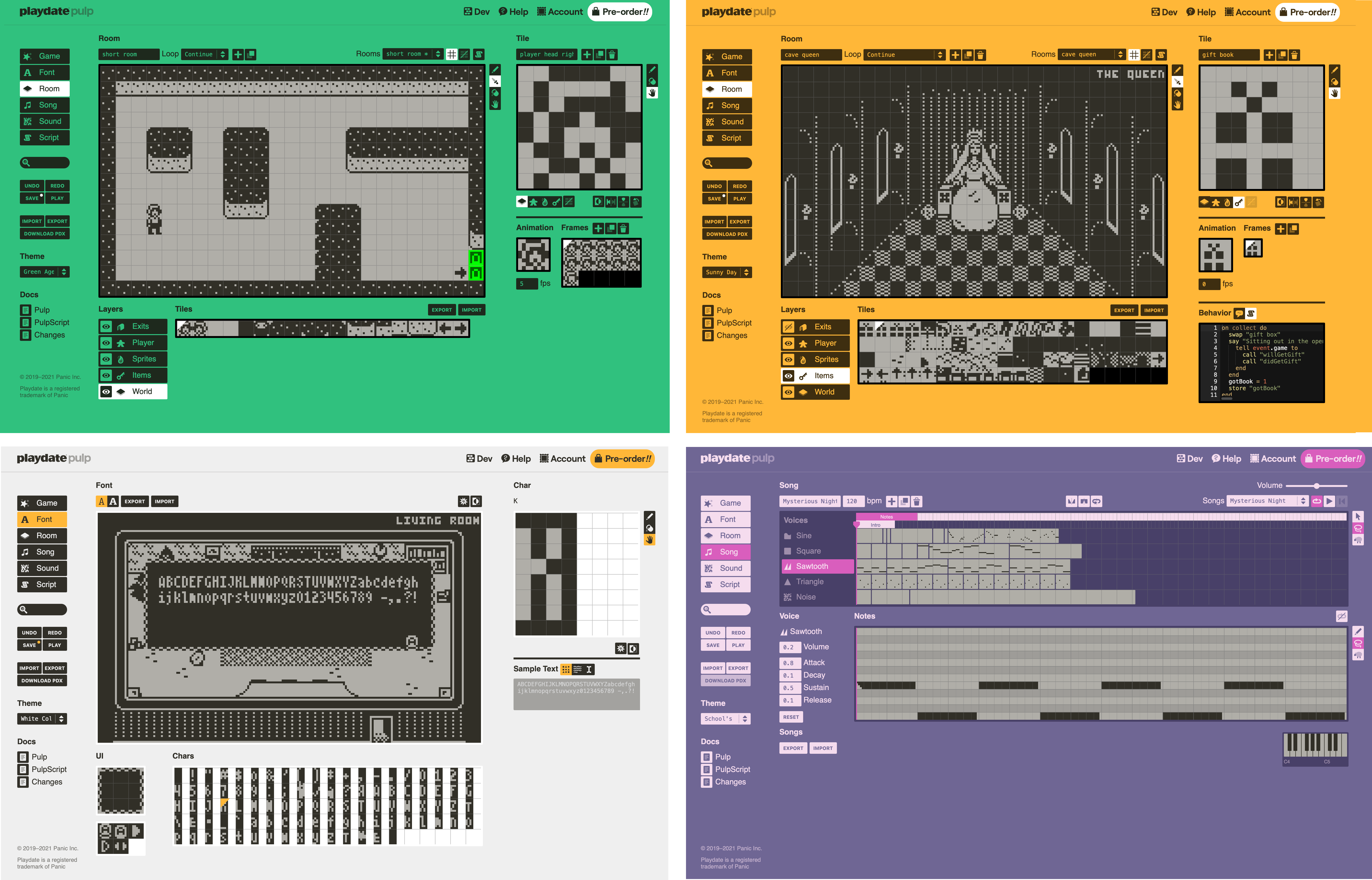 Playdate Pulp: Zero to video game in 60 Seconds
