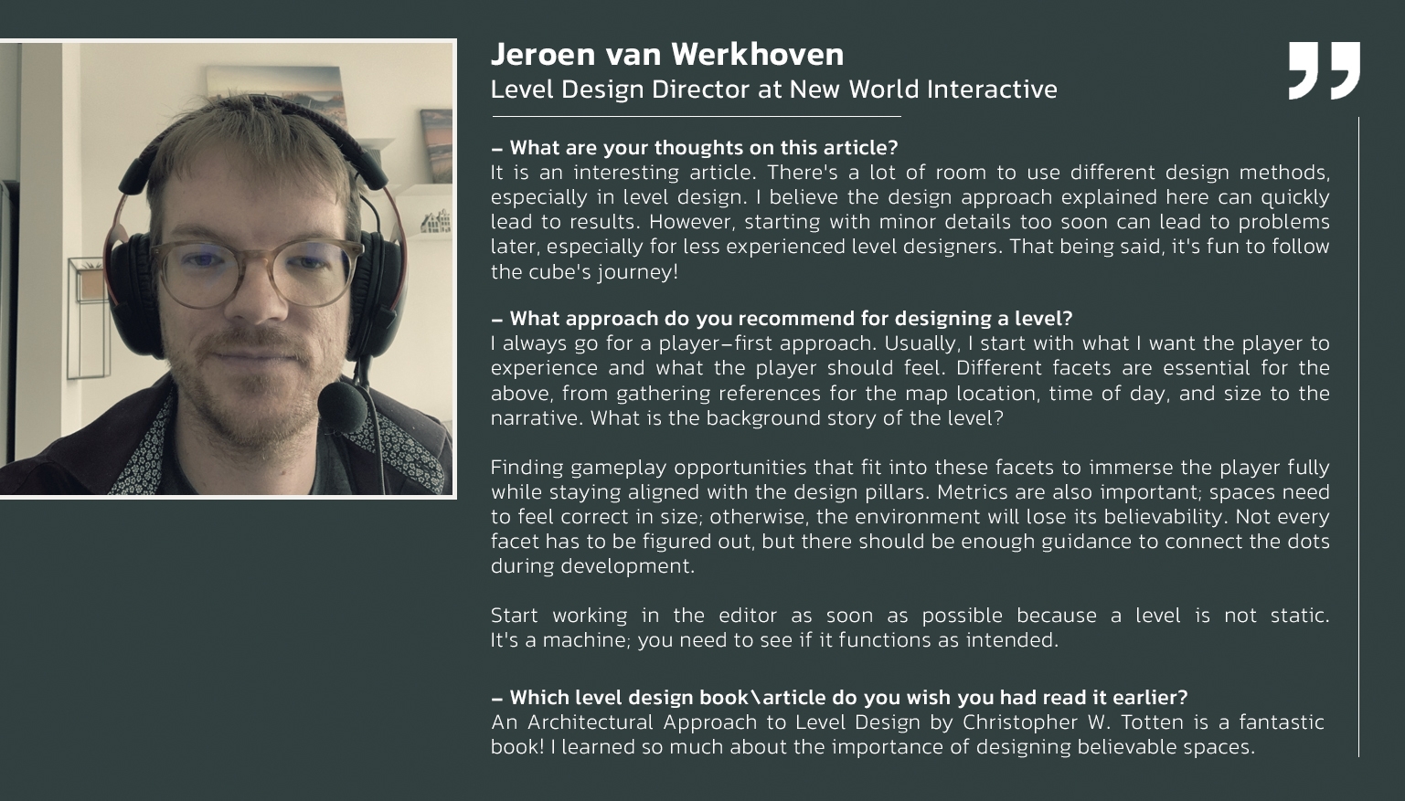 Level Design Process #01: Cube to Temple