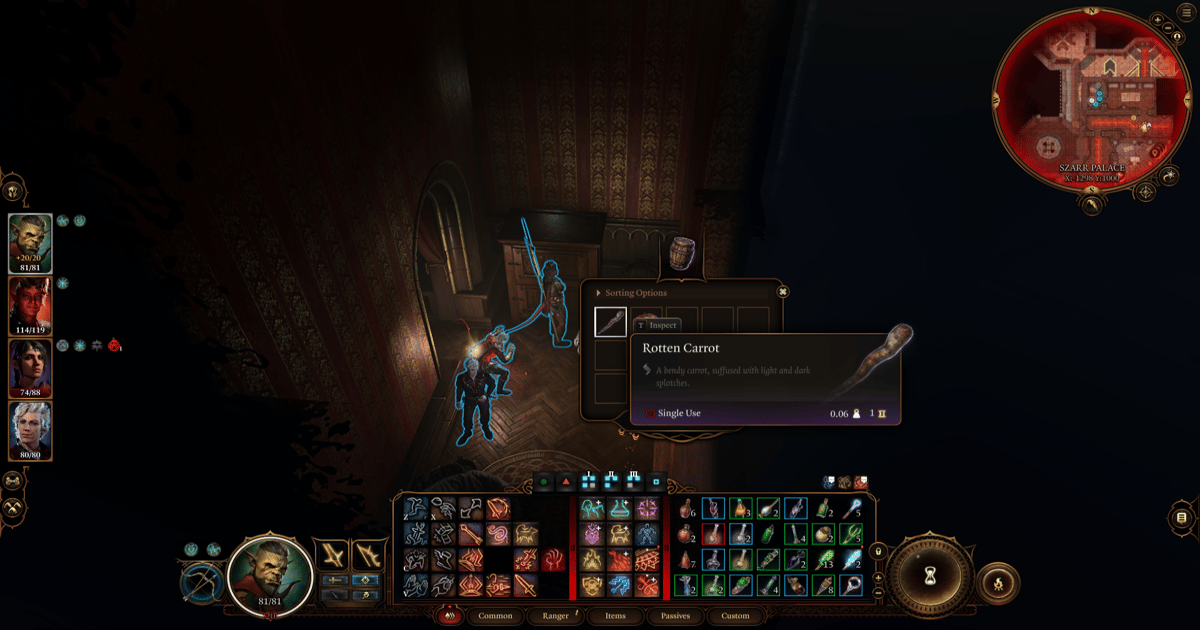 Reflections on Immersive Food Placement in RPGs