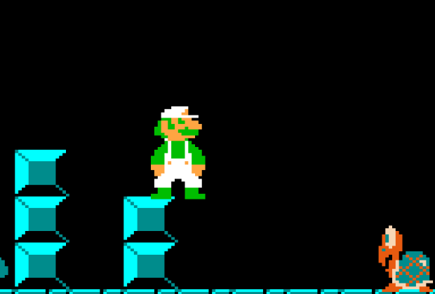 Super Mario Bros 1985 Luigi