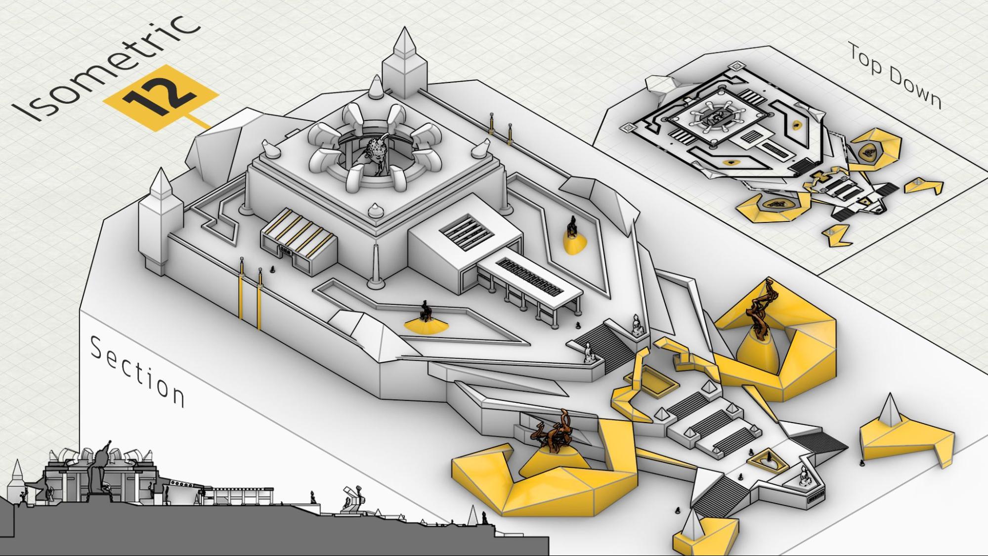 Level Design Process #01: Cube to Temple
