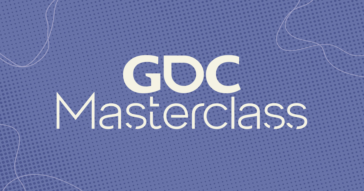 GDC Masterclass Winter 2021 registration is now open