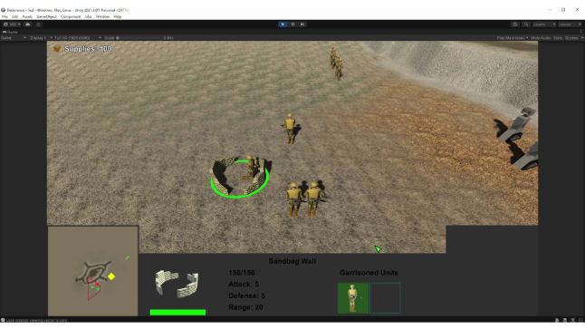 RTS Buildings with Garrisoned Units: Deterrence - Video Devlog 9