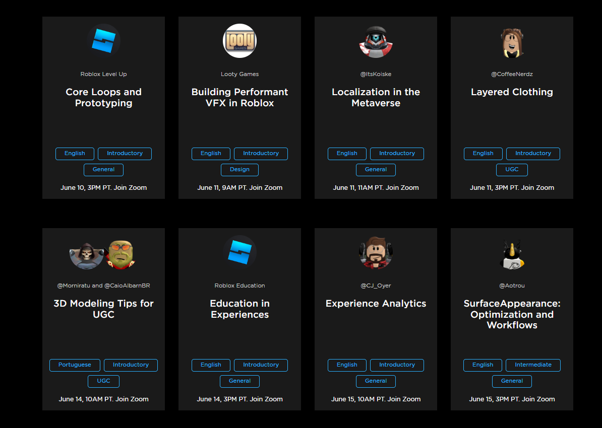 Roblox is rolling out an all-virtual creator conference