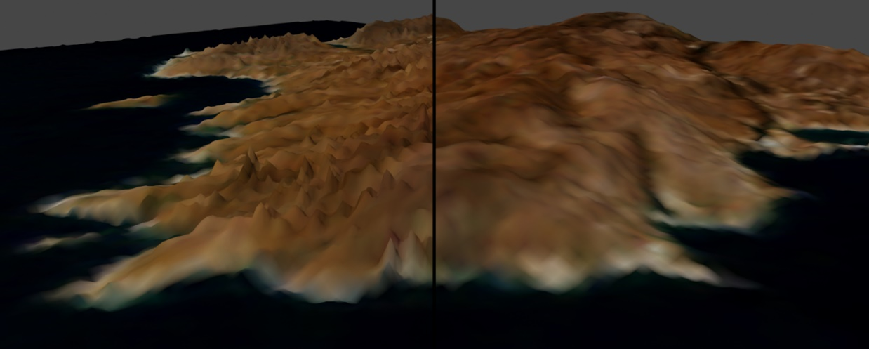 Improving procedural terrain generation using a single deep learning model