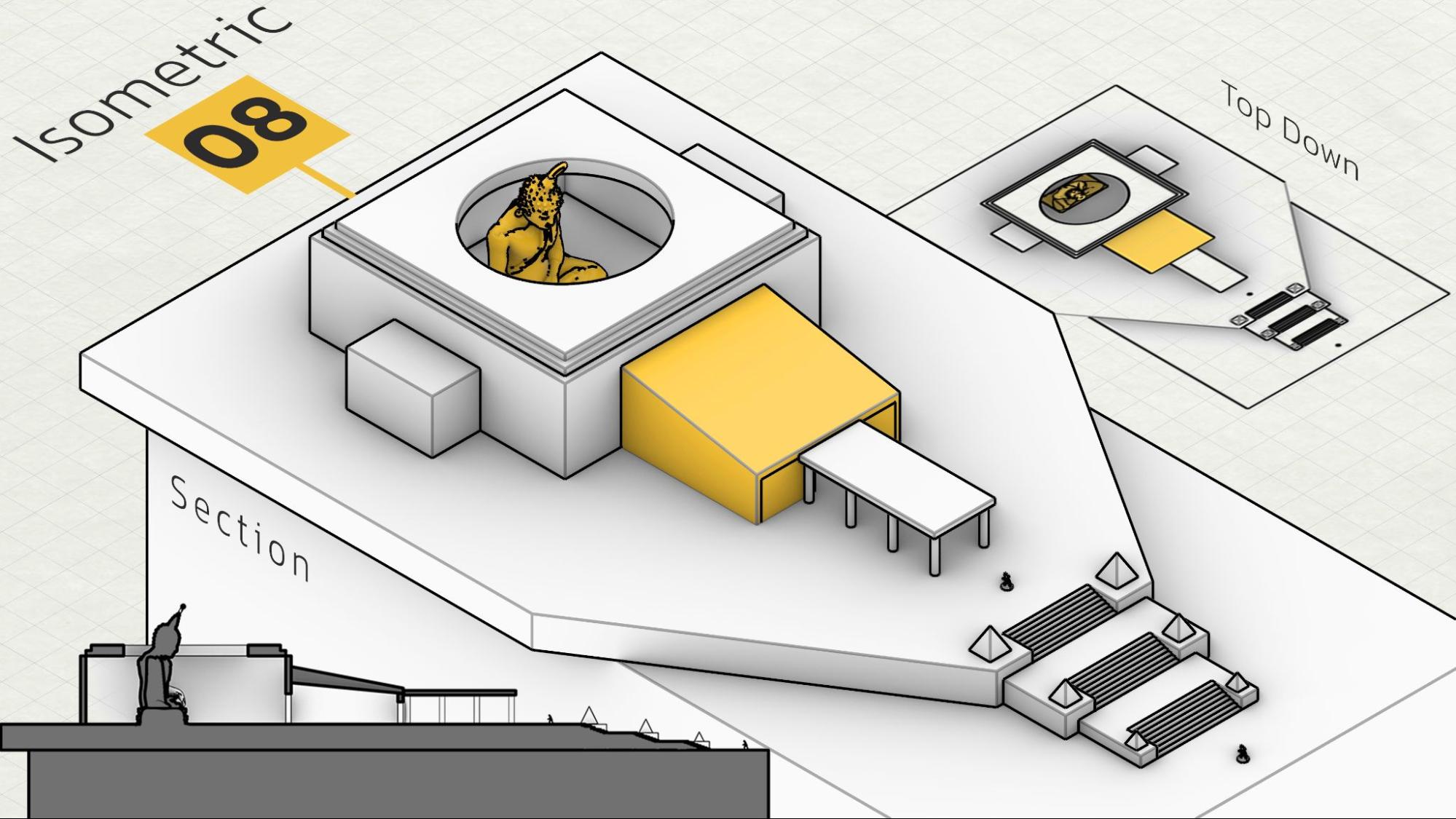 Level Design Process #01: Cube to Temple