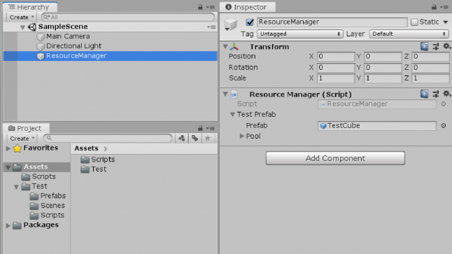 Resource Manager and Object Pooling in Unity