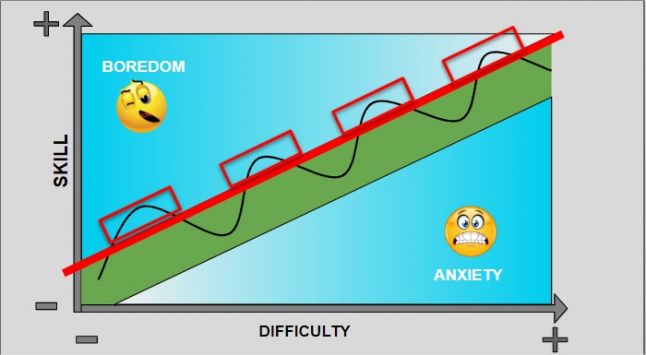 The flow applied to game design