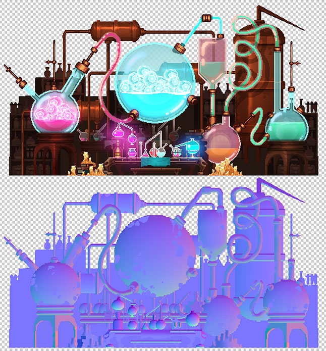 Art Design Deep Dive: Giving back colors to cryptic worlds in Dead Cells