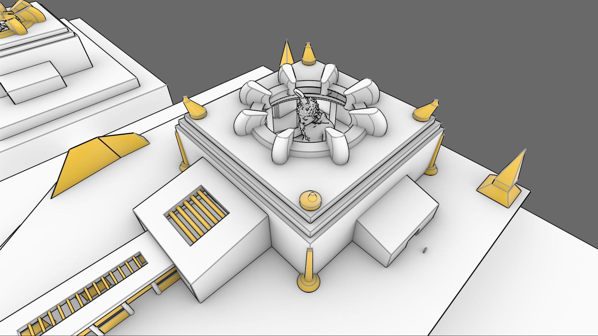 Level Design Process #01: Cube to Temple