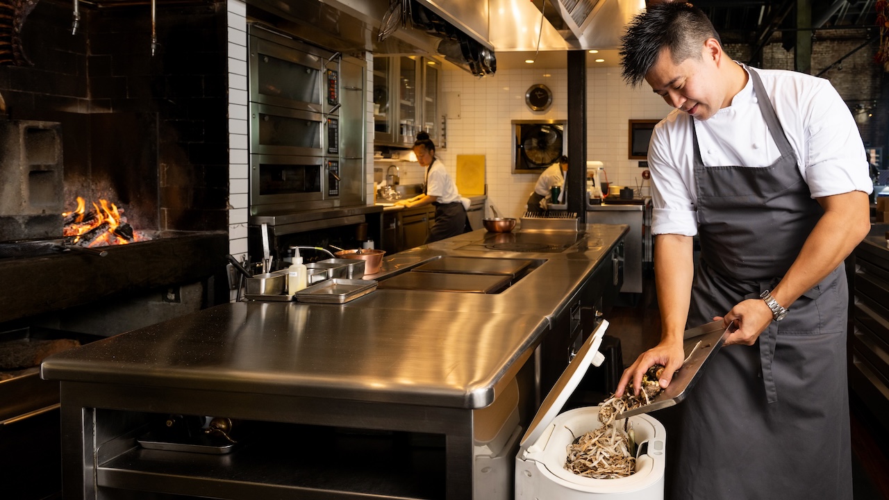 Saison creates zero-waste menu with Mill food recycler