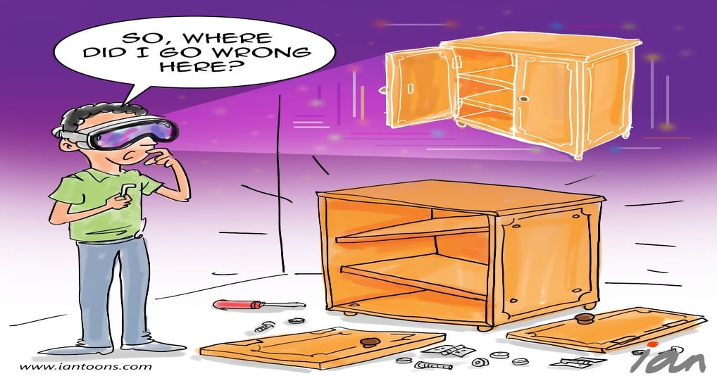 Cartoon: Virtually challenged