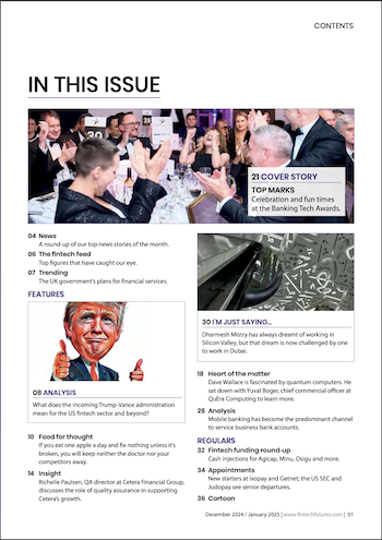 Banking Technology Magazine December 2024 / January 2025 issue out now