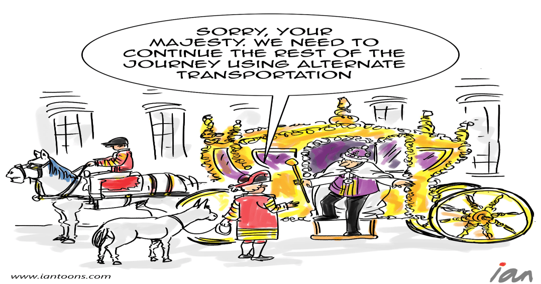 Cartoon: Changed circumstances