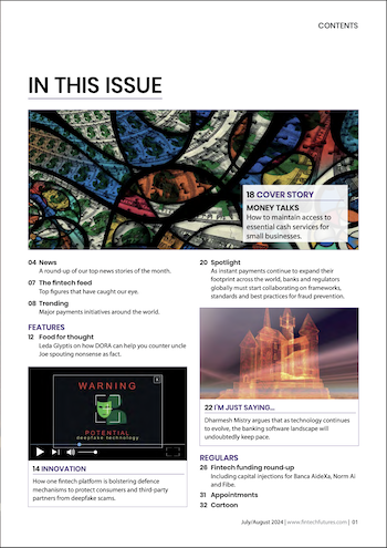 Banking Technology Magazine July / August 2024 issue out now