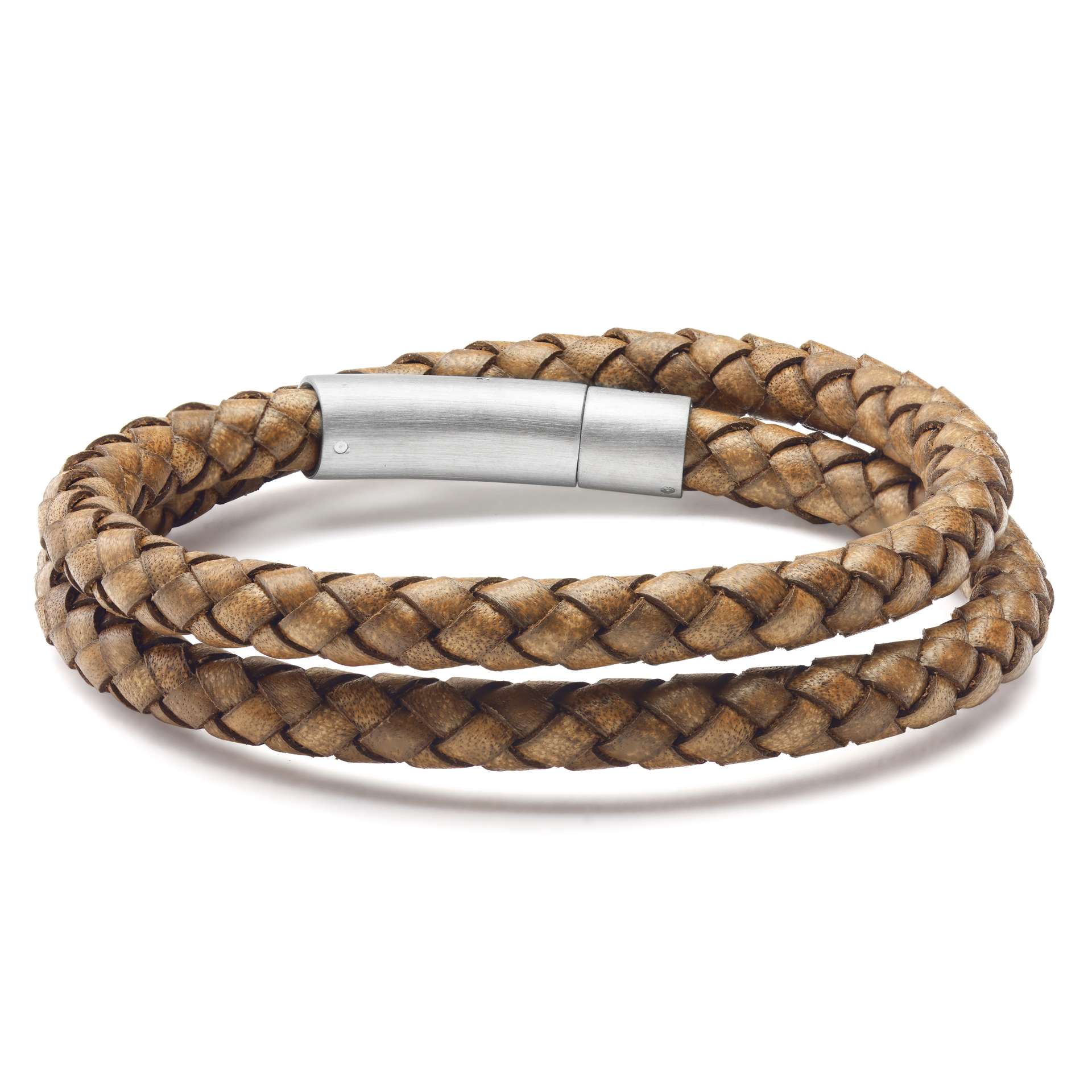 Collins | 6 mm Vintage Leather Wrap Around Bracelet | In stock! | Lucleon