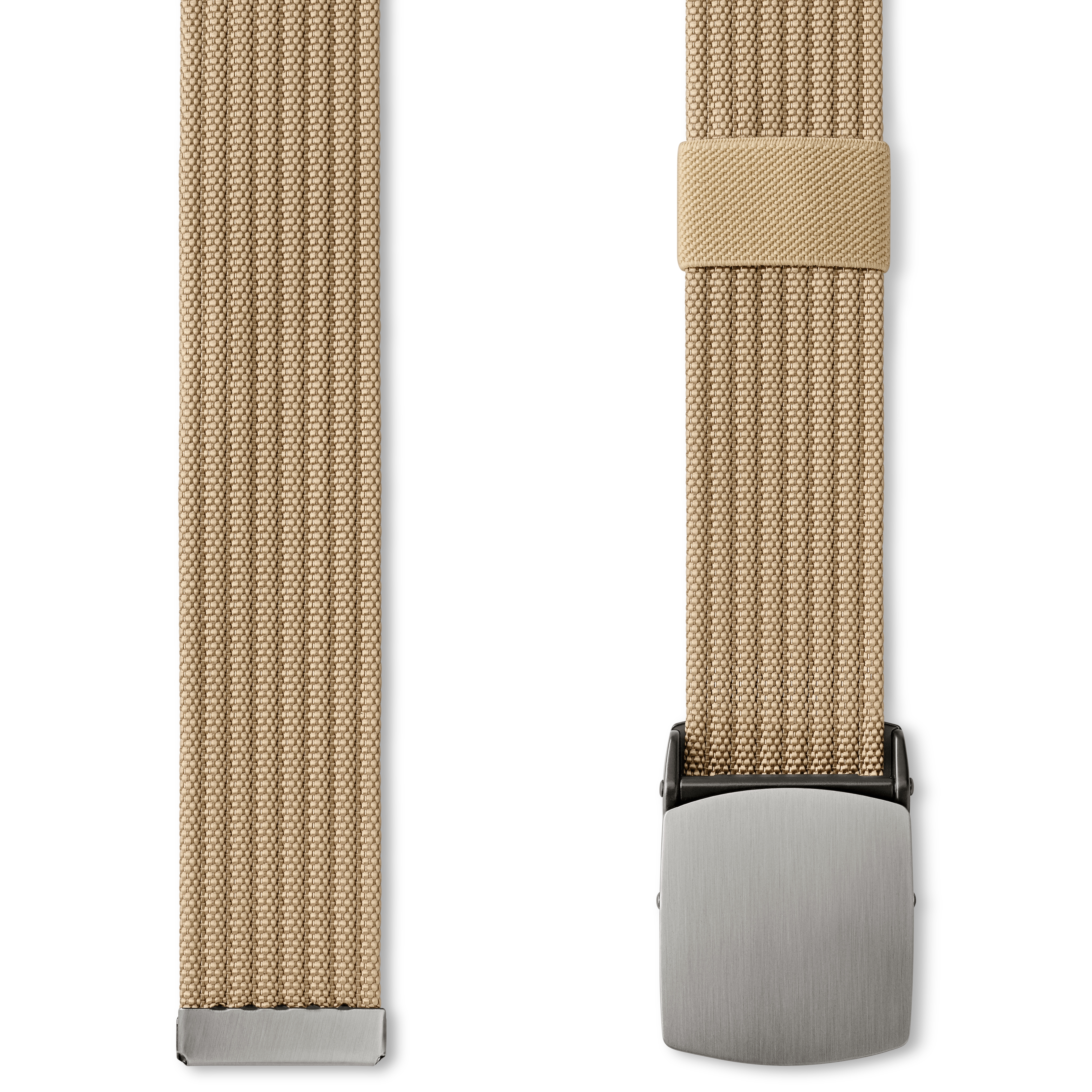 Beige Auto-lock Canvas Belt | In stock! | Trendhim