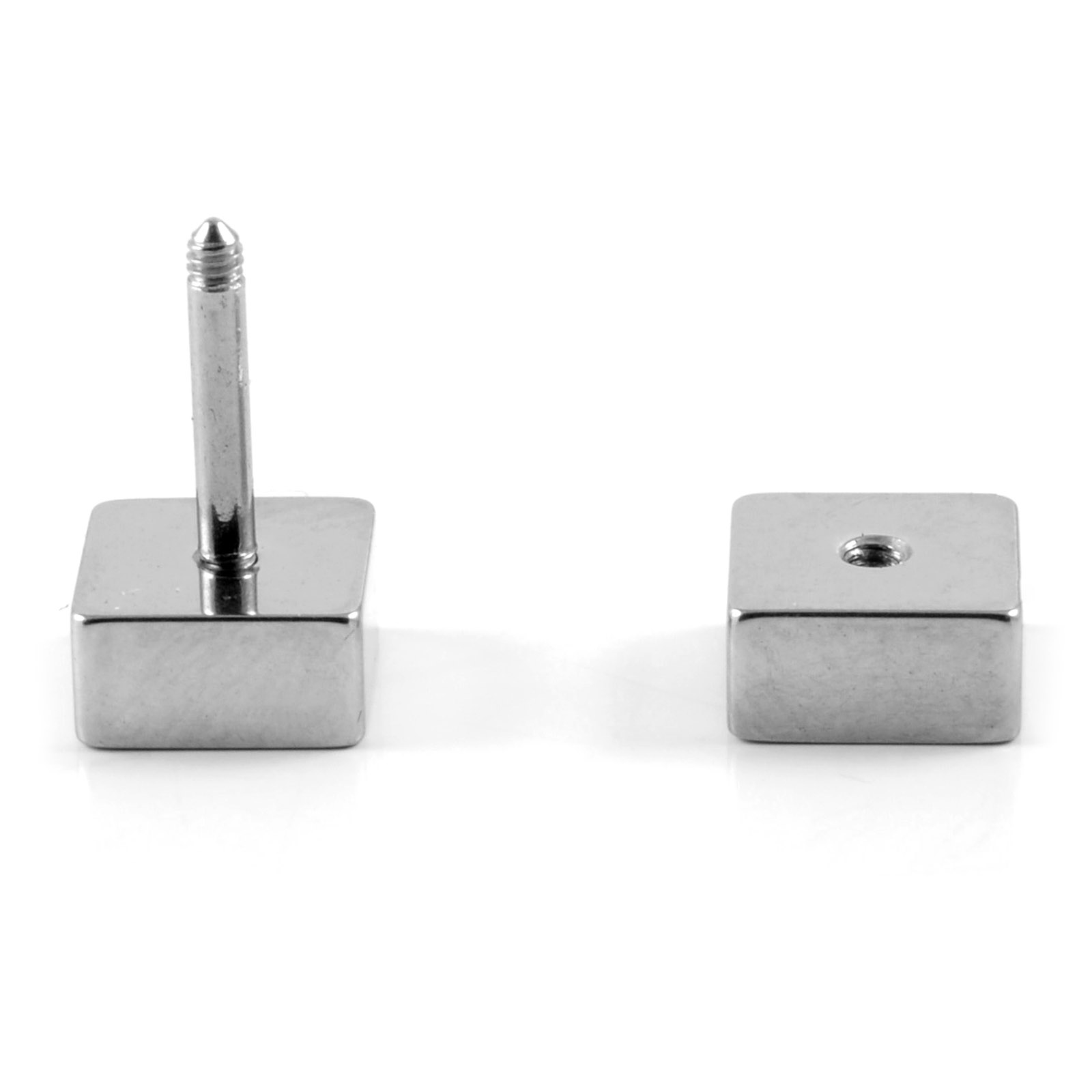 6mm Kvadrat Stud Ørering | På lager! | Lucleon