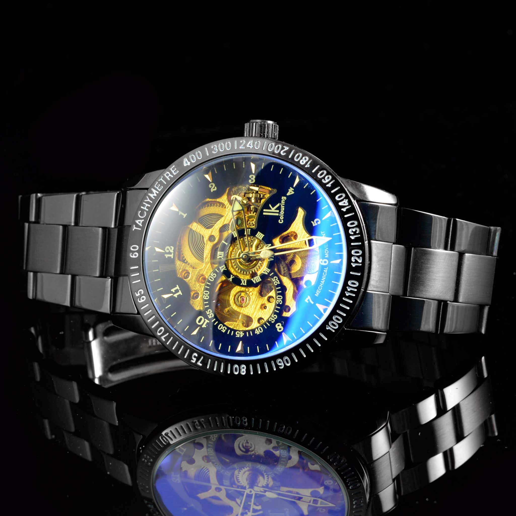 Black & Gold Rolat Watch | In stock! | IK Colouring