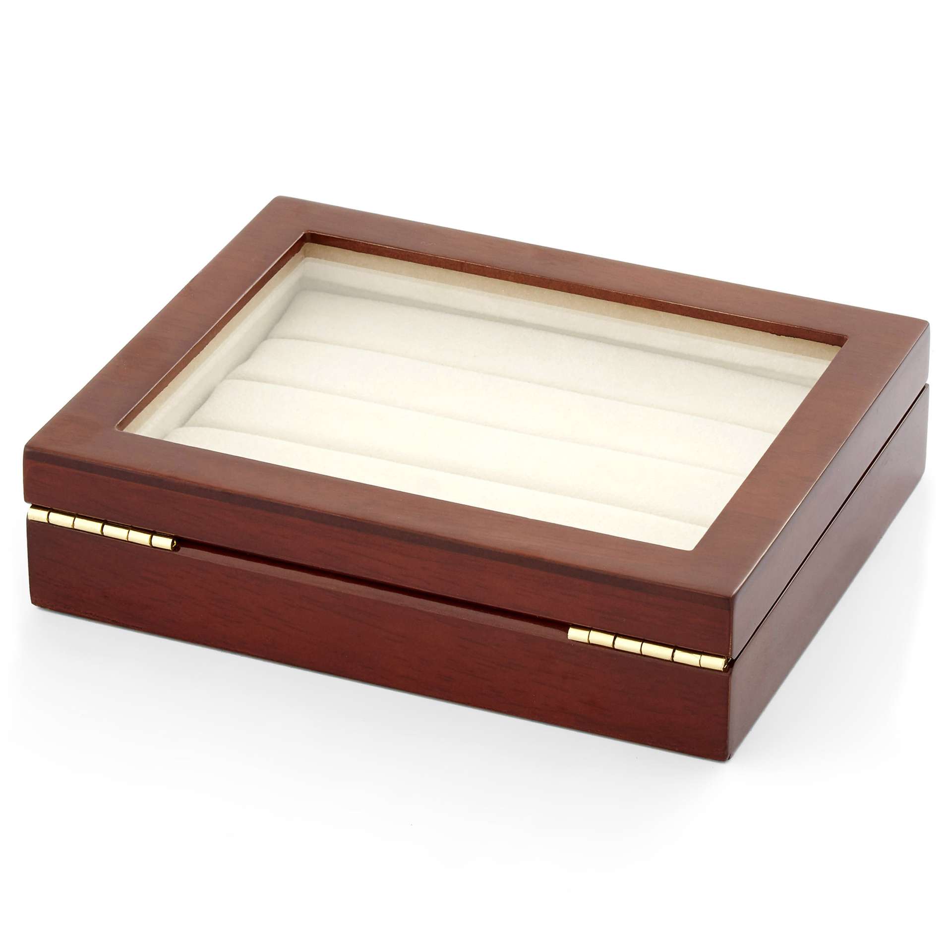 Polished Brown Cufflinks Box | In stock! | Warren Asher