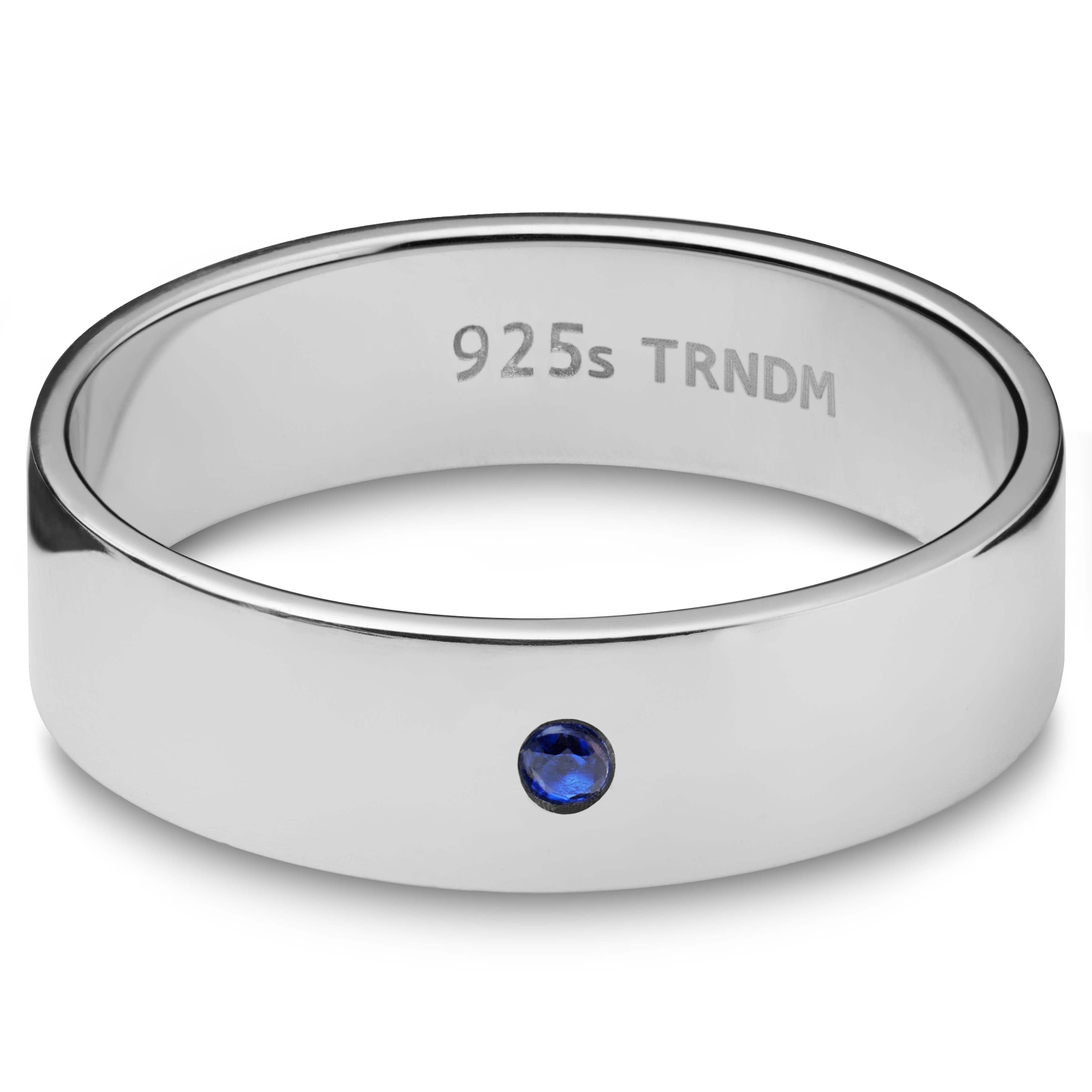 Adrian 925 Sterling Zilveren Ring met Blauwe Zirconia | Op voorraad ... Adrian 925 Sterling Zilveren Ring met Blauwe Zirconia | Op voorraad ...