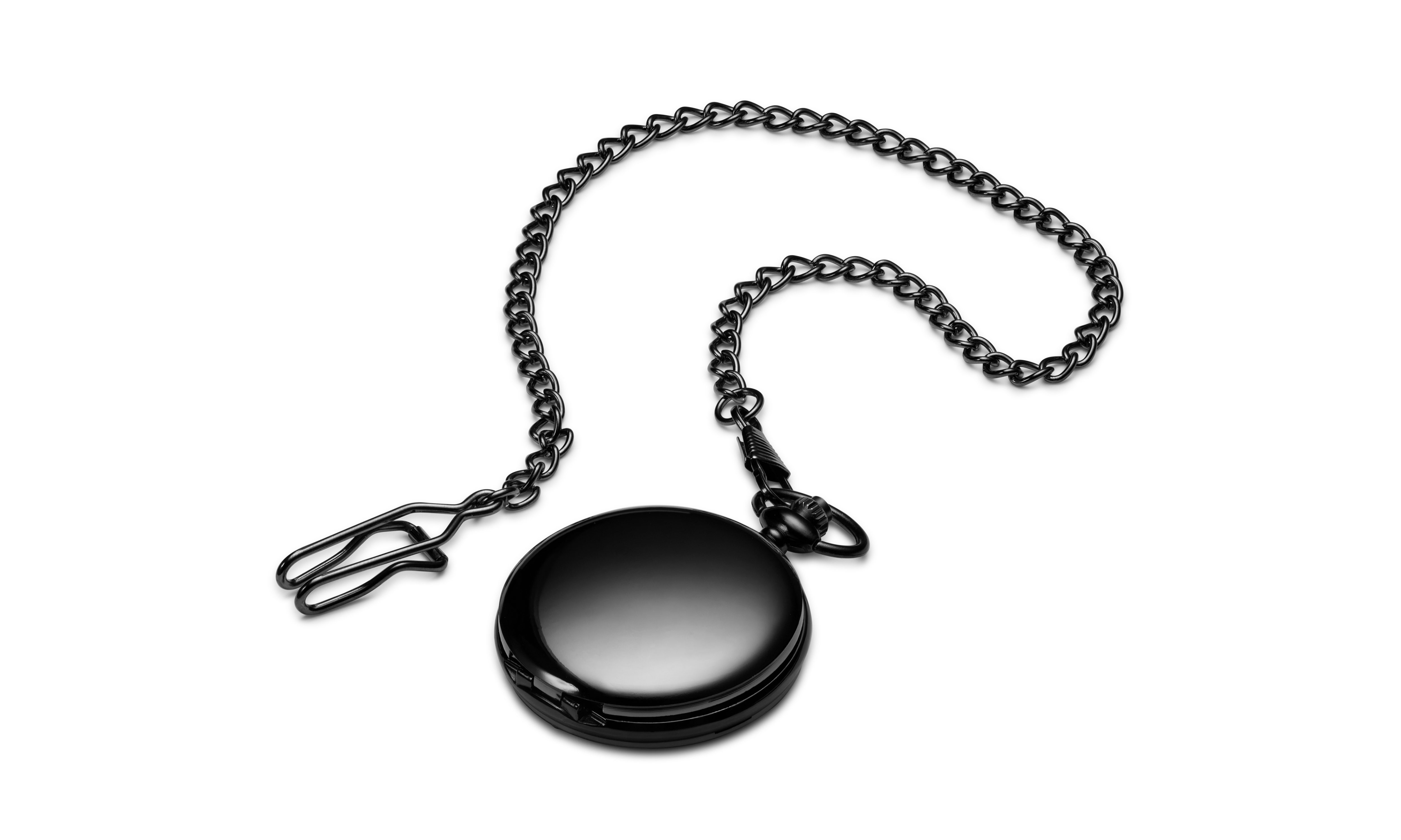 Manuale della serie di orologi da tasca Montres Carlo neri