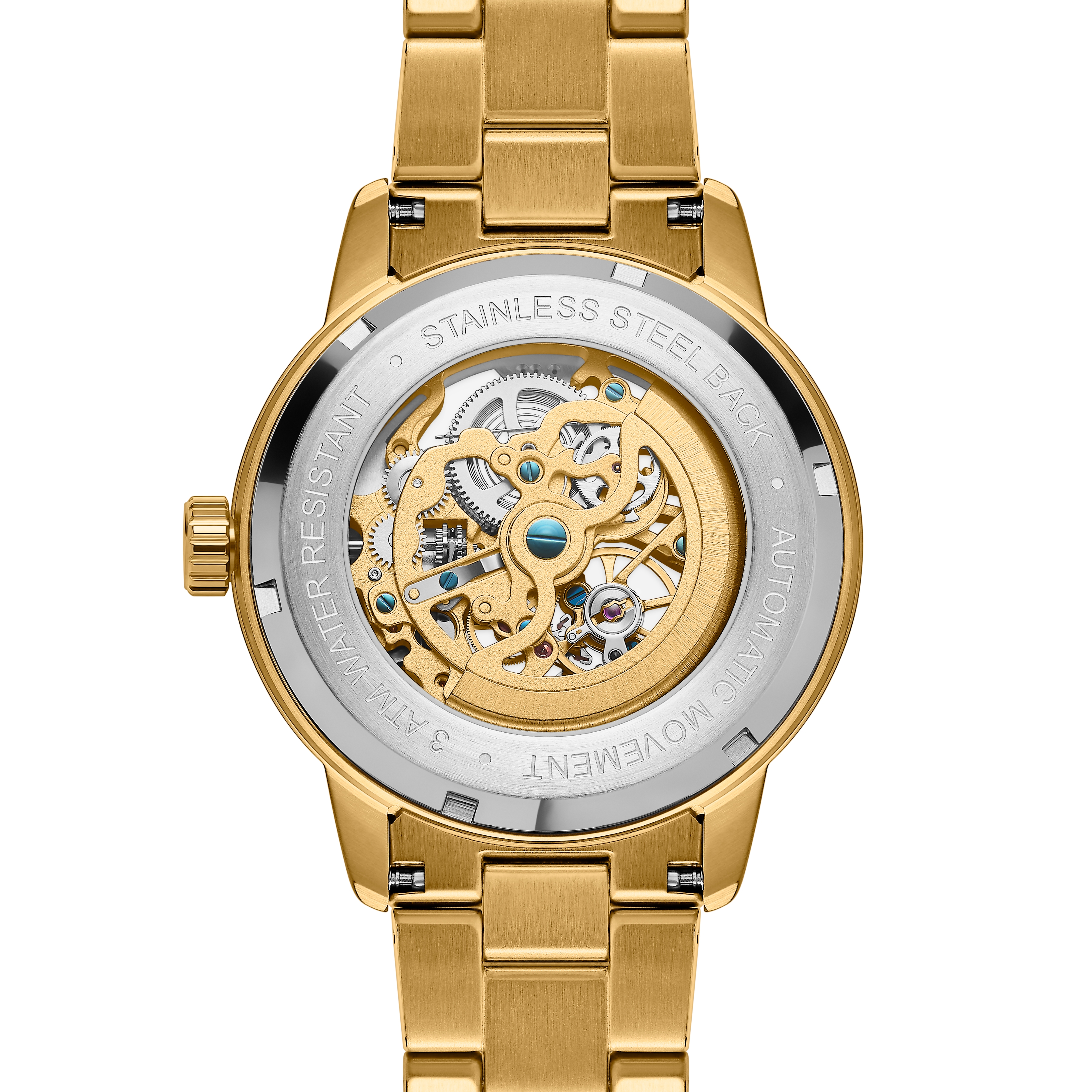 Dante II | Gold-tone Skeleton Watch | In stock! | Seizmont