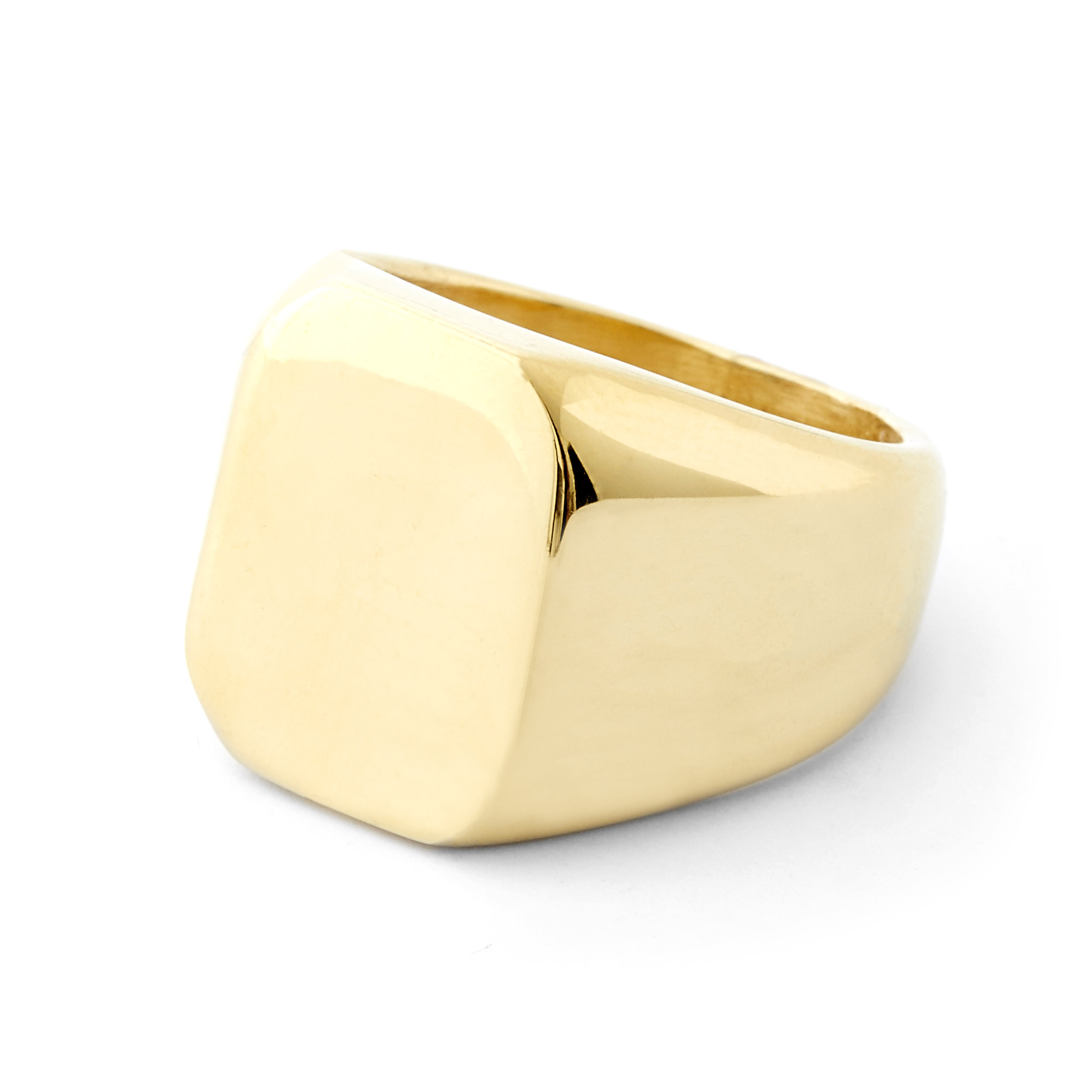 Gold-Tone Liam Ring | Lucleon | 365 day return policy