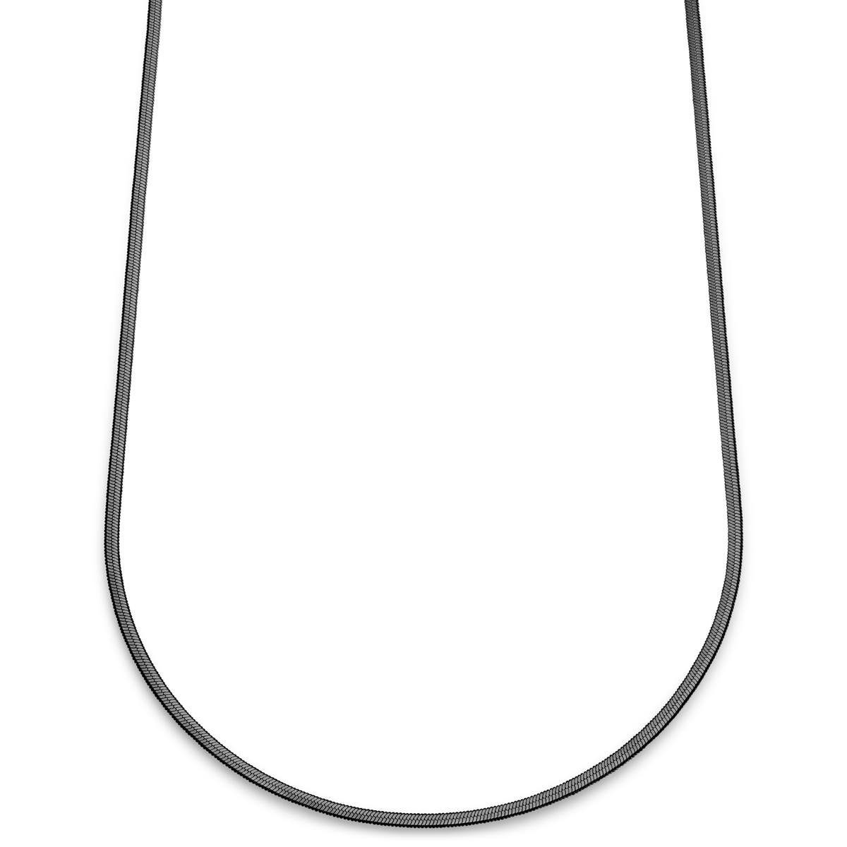 Essentials Collier Gris Anthracite Maille Serpent 3 Mm En Stock essentials-collier-gris-anthracite-maille-serpent-3-mm-en-stock