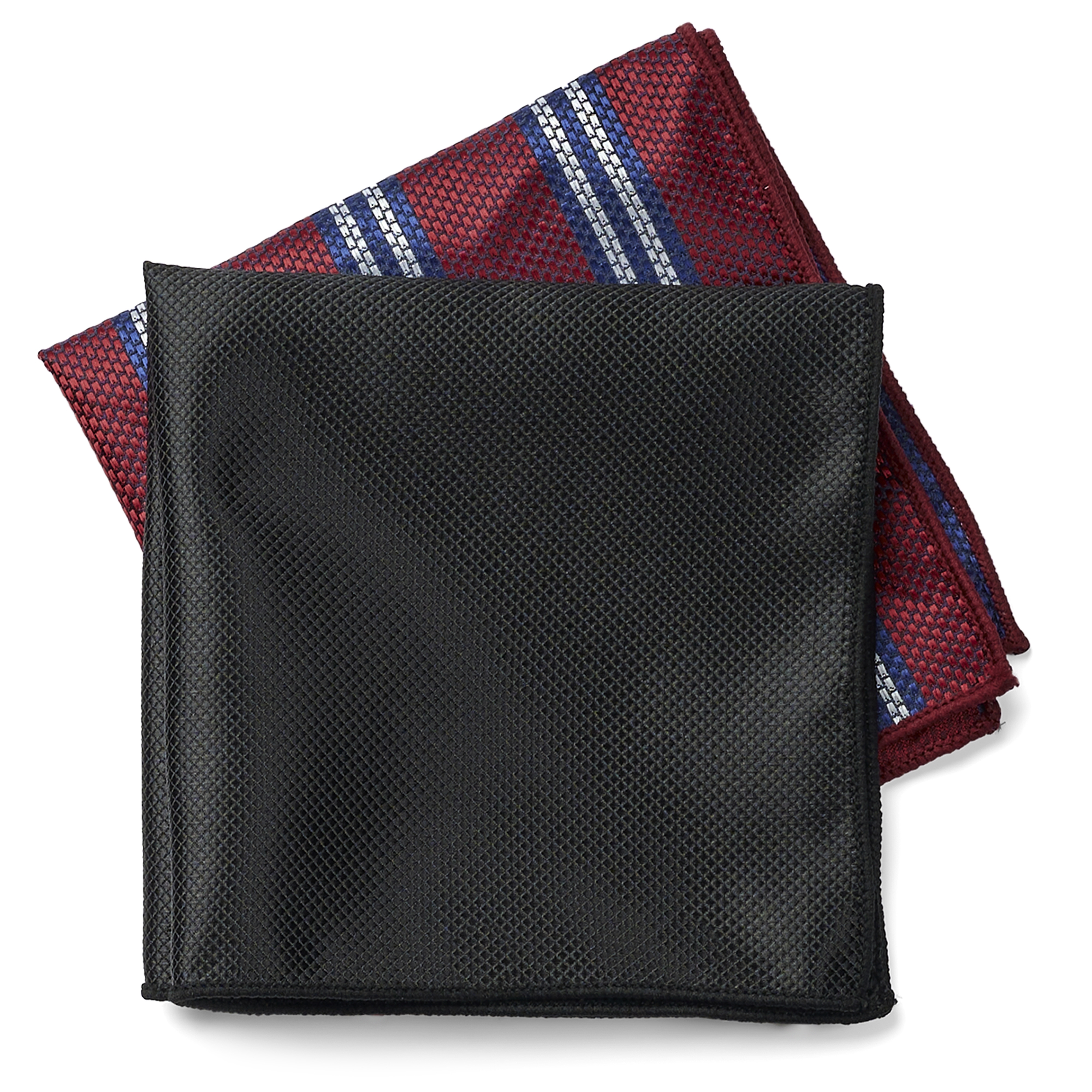 Pochette de costume rayée rouge, marine et blanche | En stock! | Trendhim