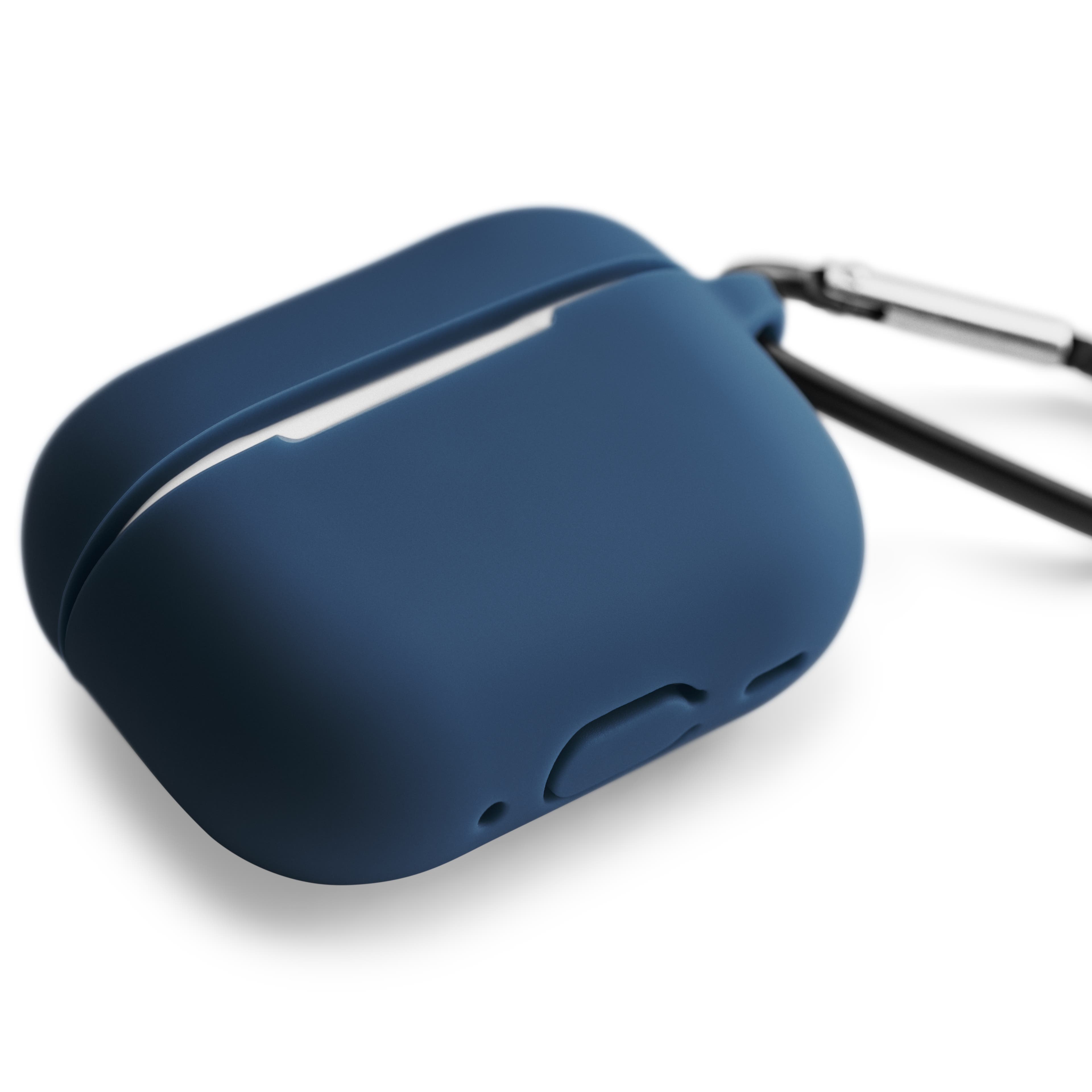 Airpods Pro Gen 2 Deksel Mørkeblå Silikon På Lager Trendhim