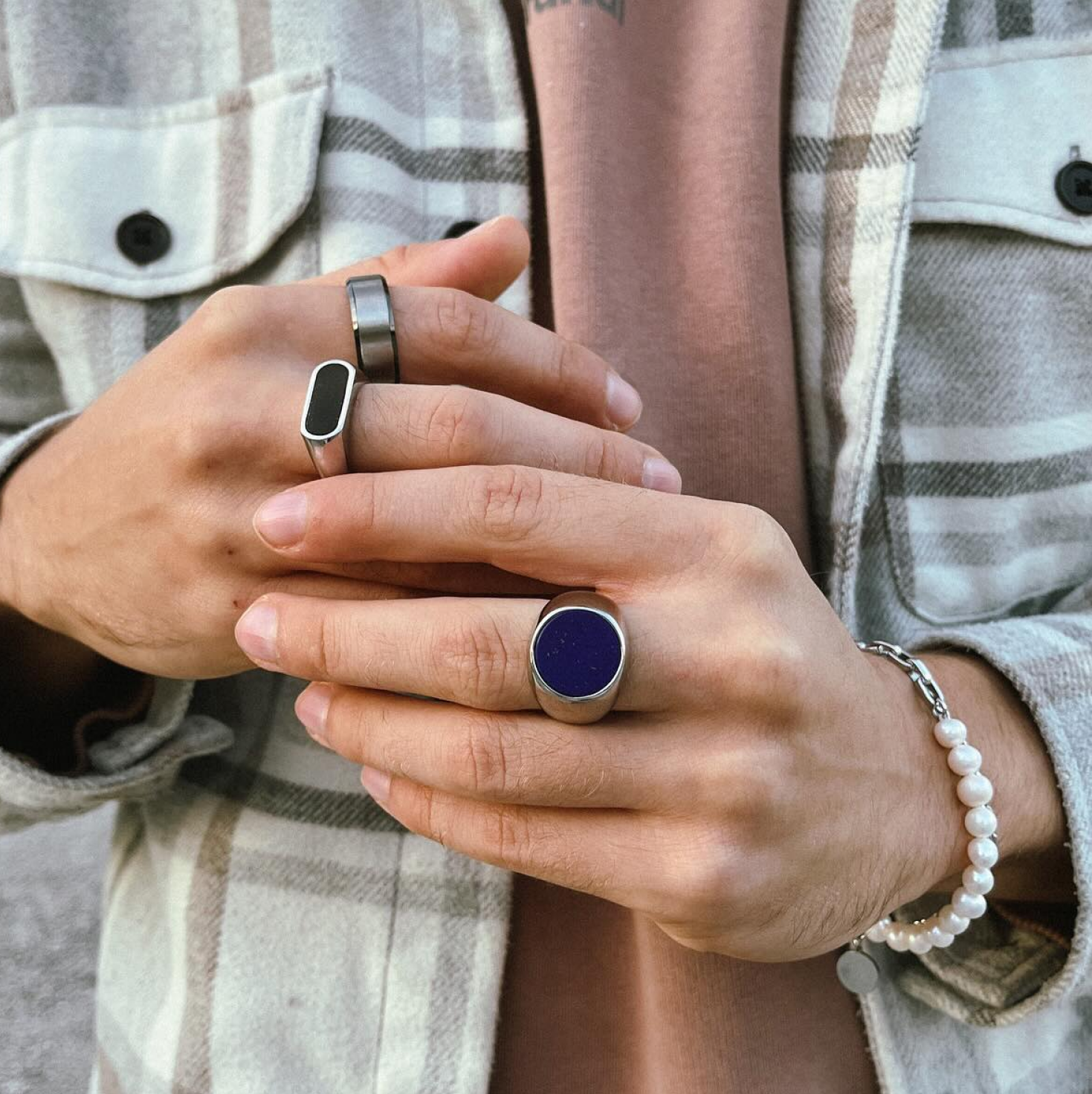 Orisun | Kullanvärinen kantasormus Afrikan jadella | Varastossa! | Arkai