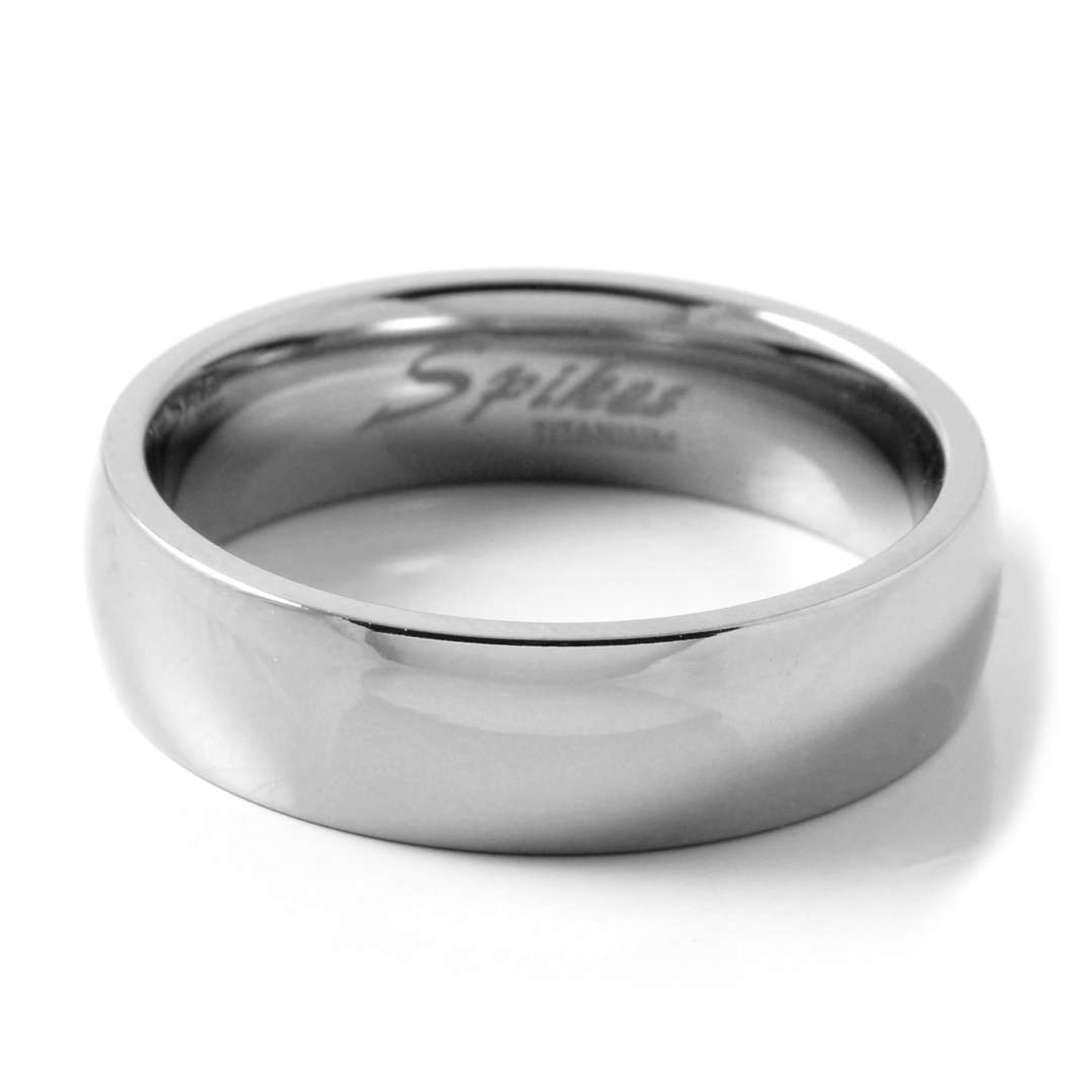 Traditional Silver-Tone Titanium Ring | In stock! | Fort Tempus