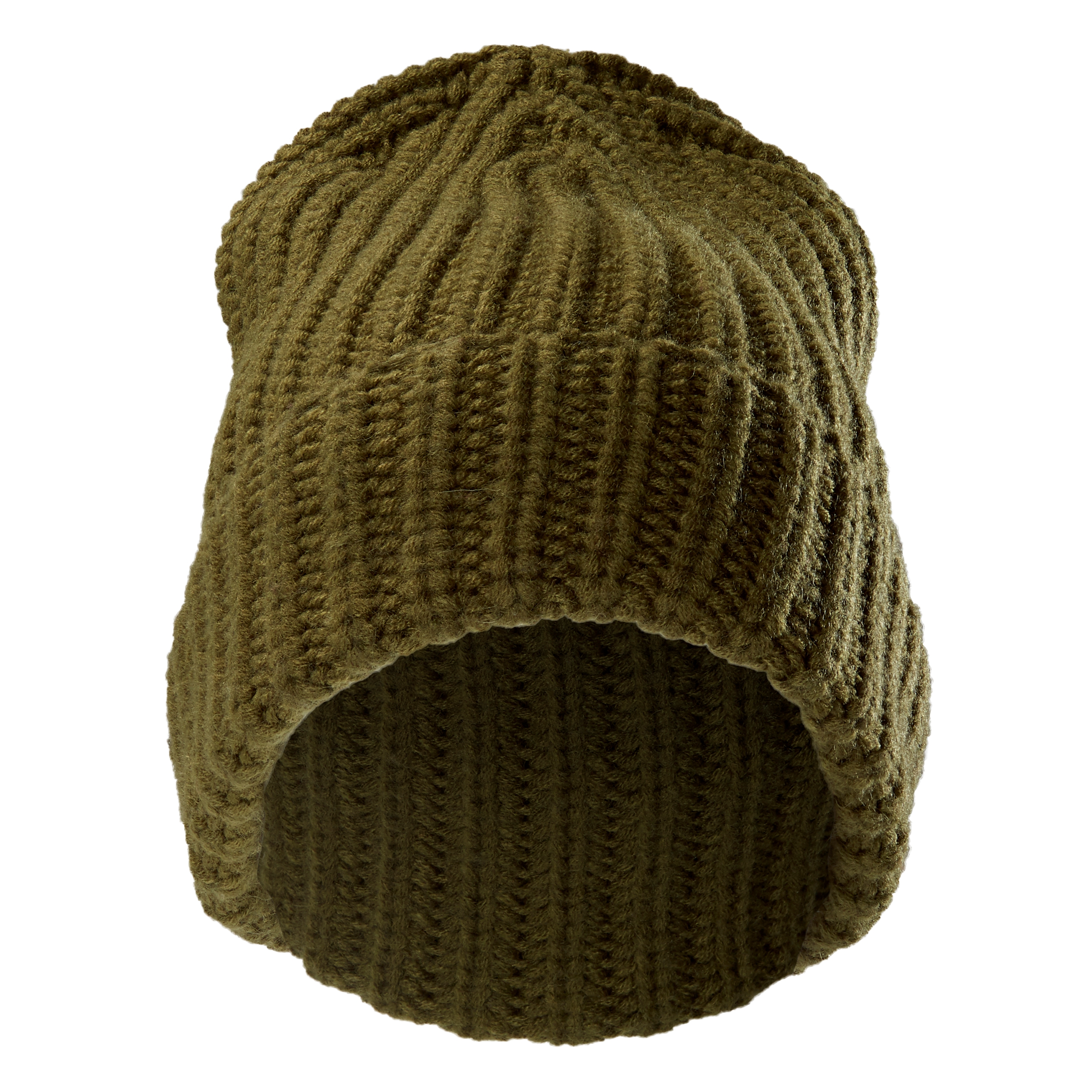 Bonnet vert olive à grosses mailles Fee Montagna | En stock! | Fawler