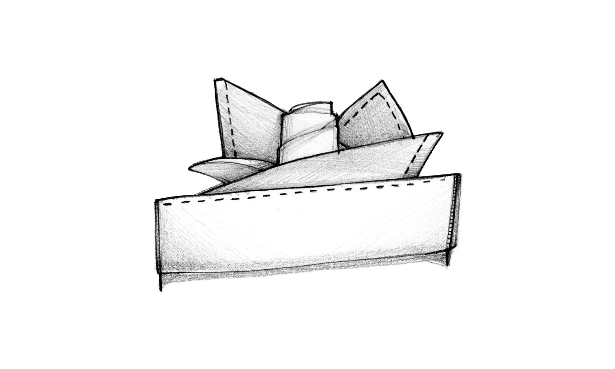 The Double Rose Pocket Square Fold