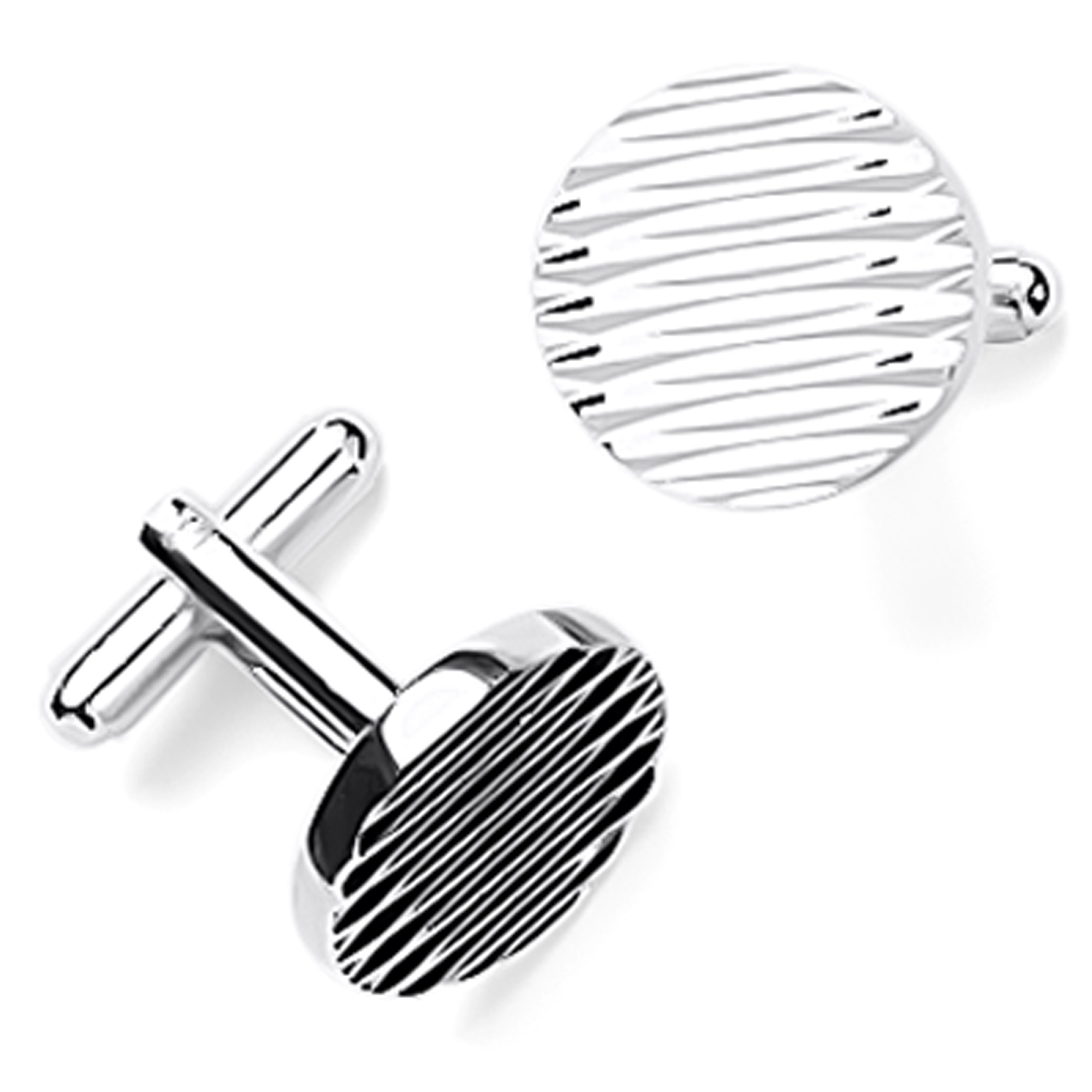 Sidabro spalvos zigzago rašto sąsagos | Sandėlyje! | Trendhim