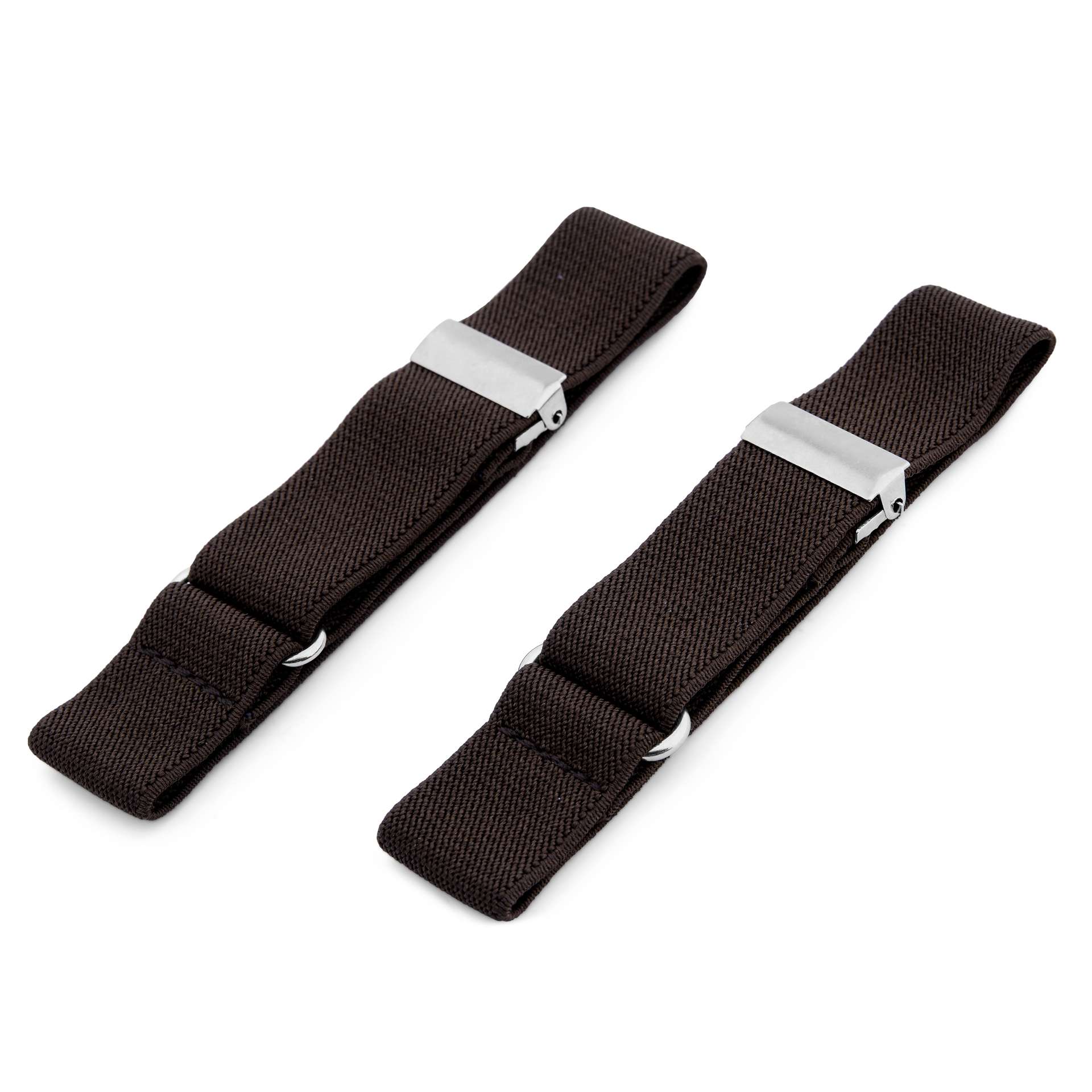 Slim Dark Brown Sleeve Garters | In stock! | Trendhim