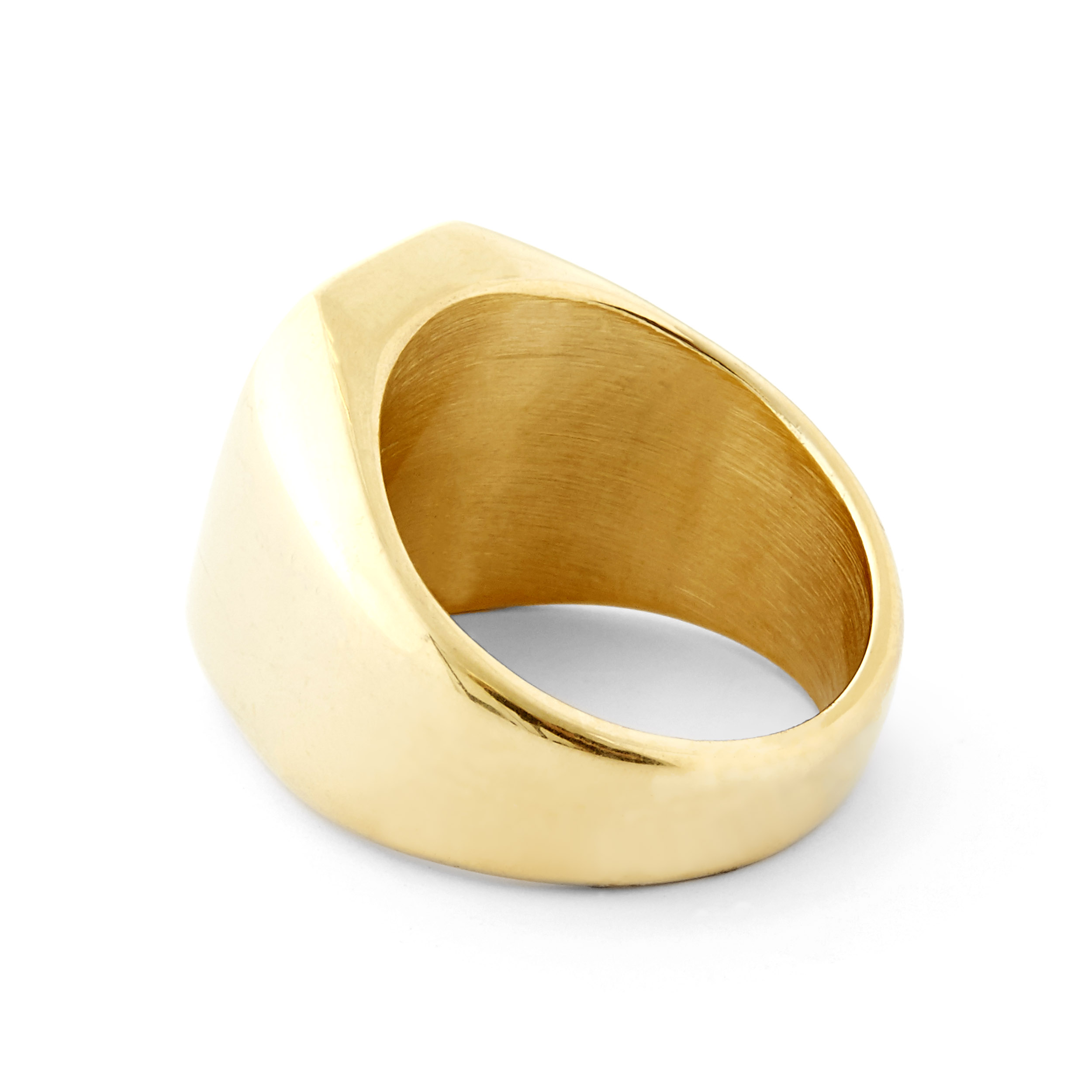 Gold-Tone Liam Ring | Lucleon | 365 day return policy