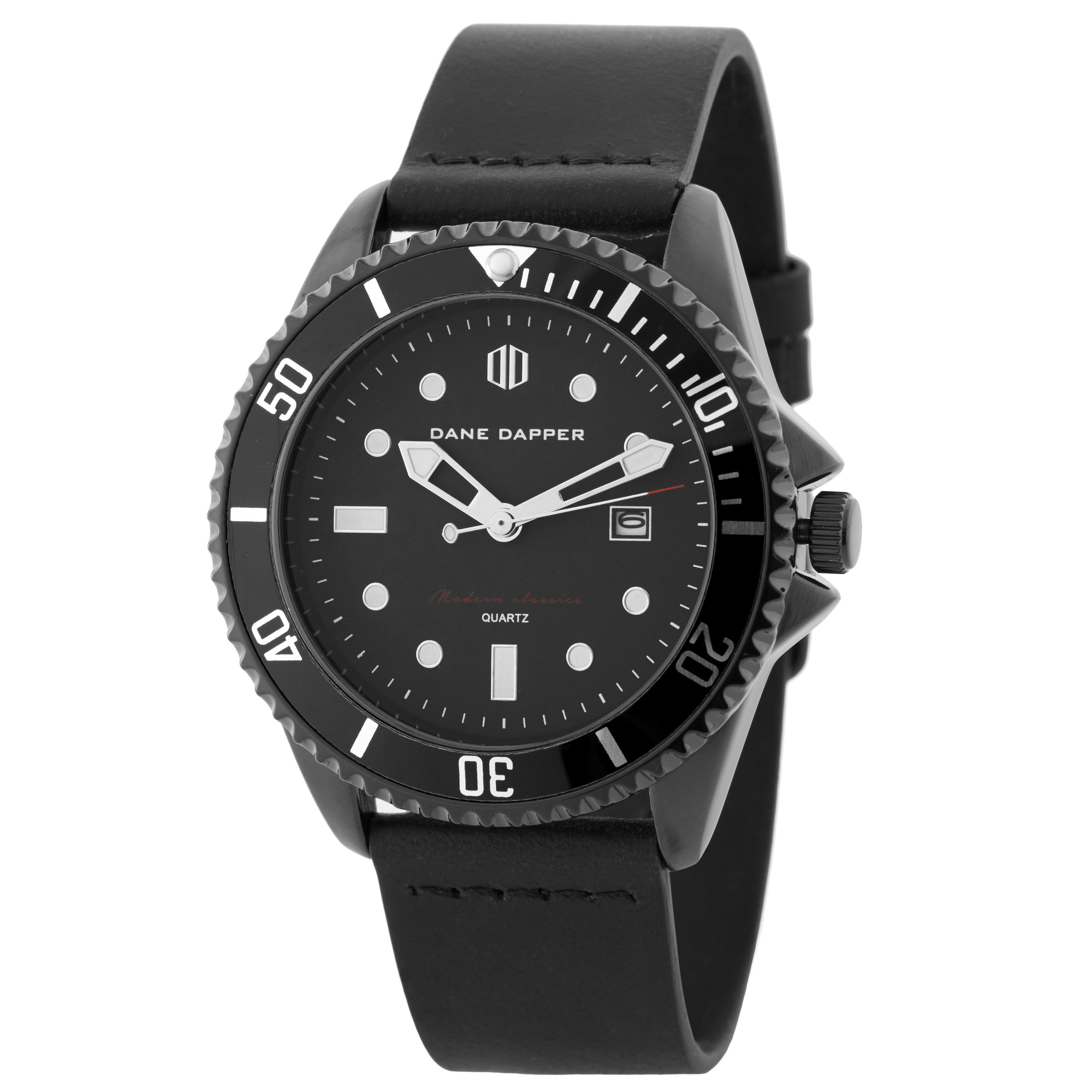 Black Leather Mariner Watch | In stock! | Apothecary87