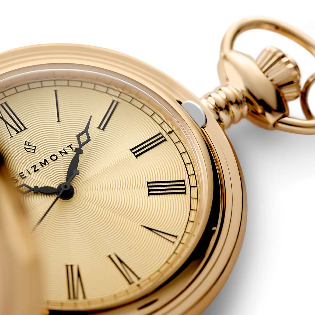 Altair | Gold-tone Half Hunter Pocket Watch | In stock! | Seizmont