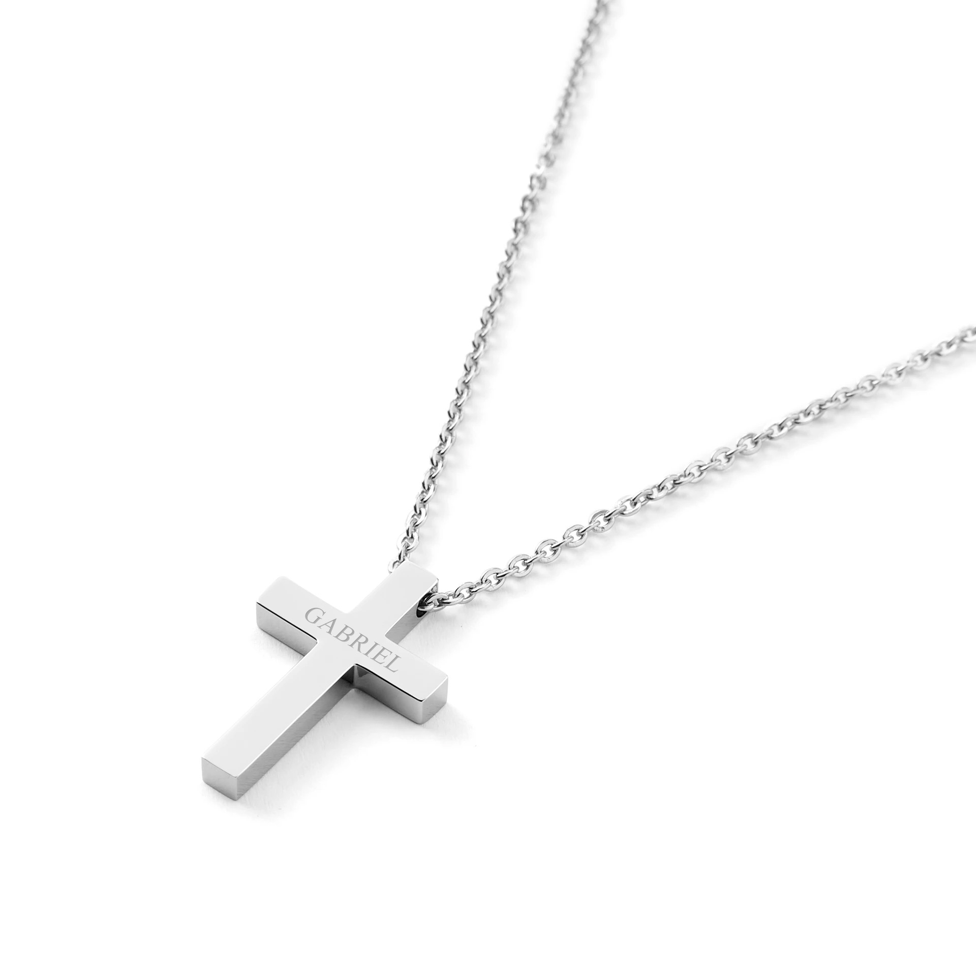 Collier en acier à croix classique | En stock! | Trendhim