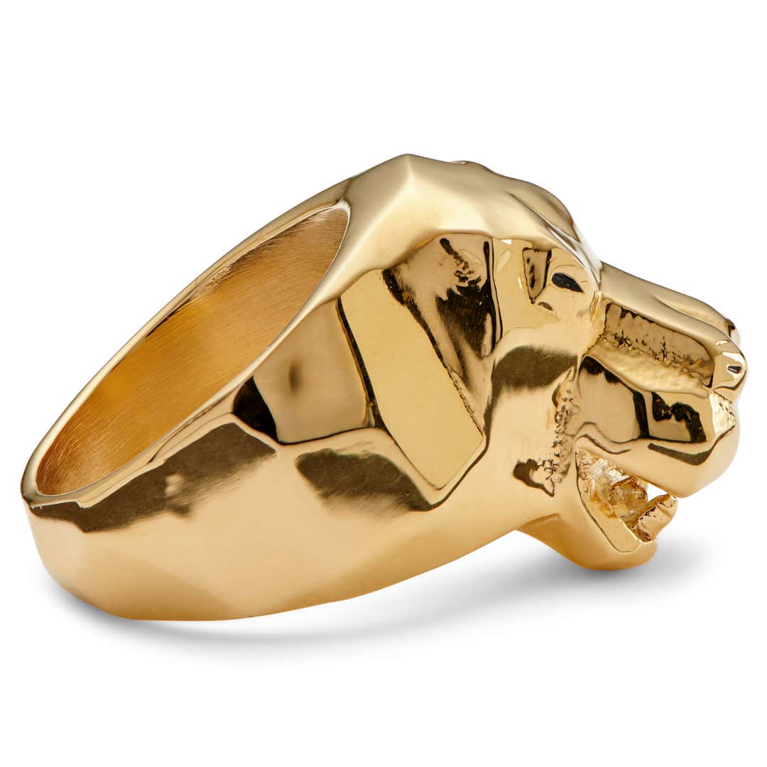 Mack | Gold-Tone Hippo Ring | In stock! | Moody Mason