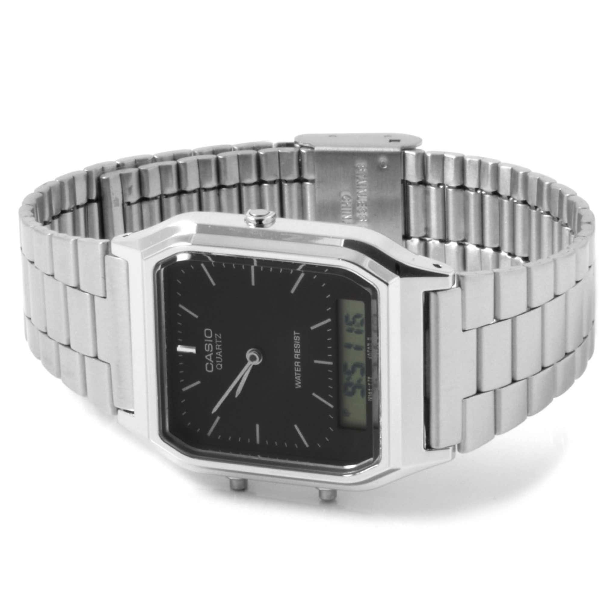 Reloj con cuadrado negro elegante | Casio | Envío gratis