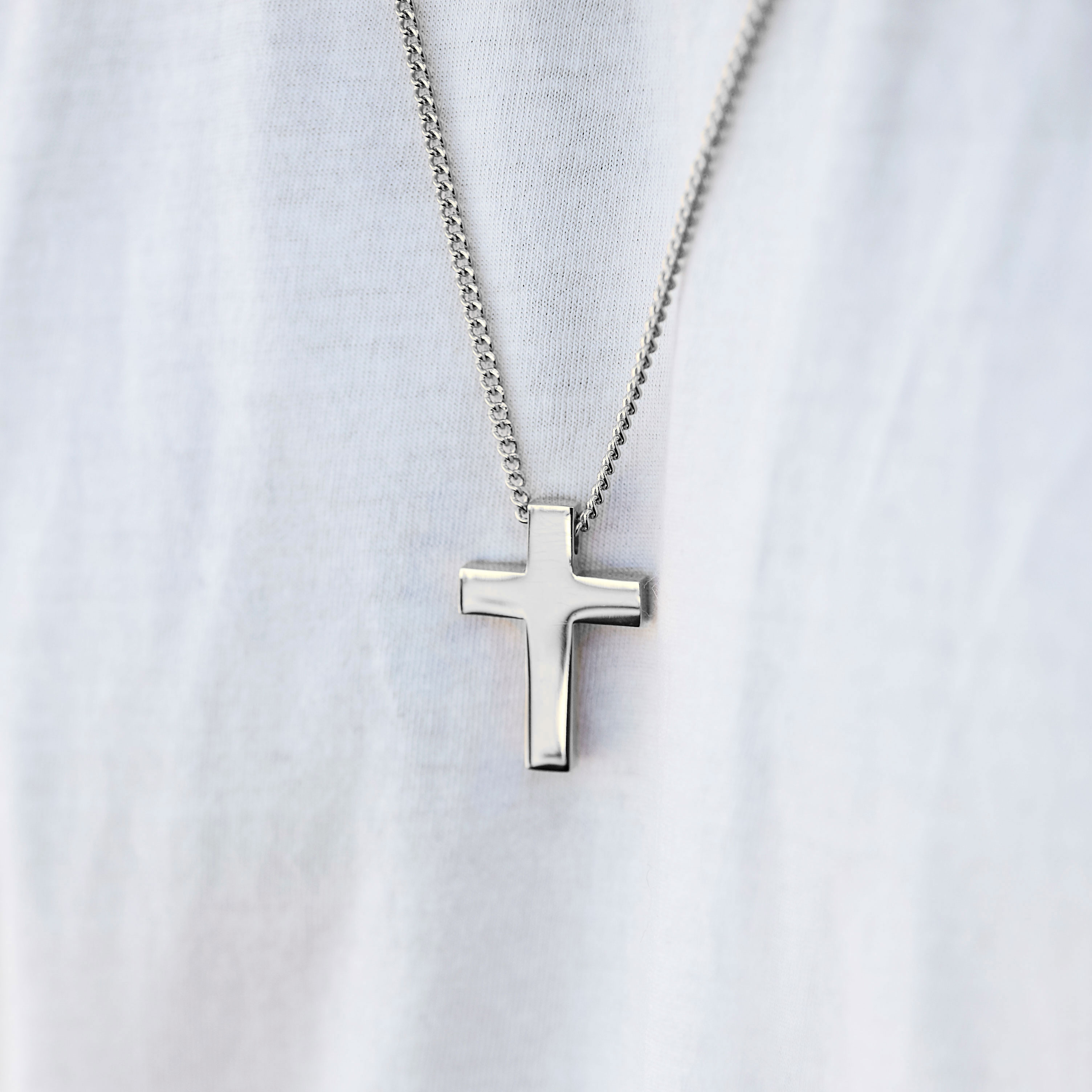 The Son Silver-Tone Cross Iconic Necklace | In stock! | Lucleon