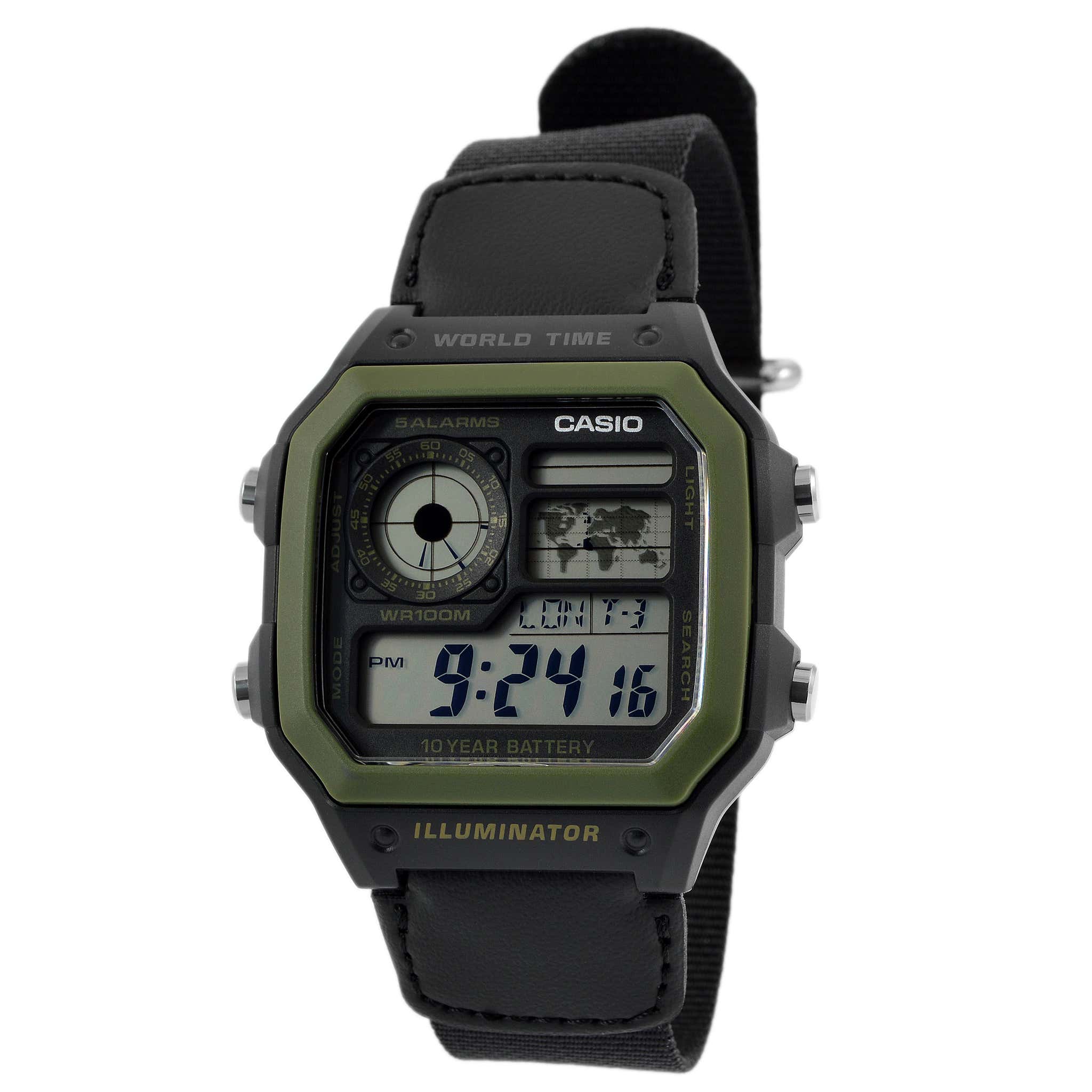 Casio Green Retro Mili Watch | Casio | Free shipping