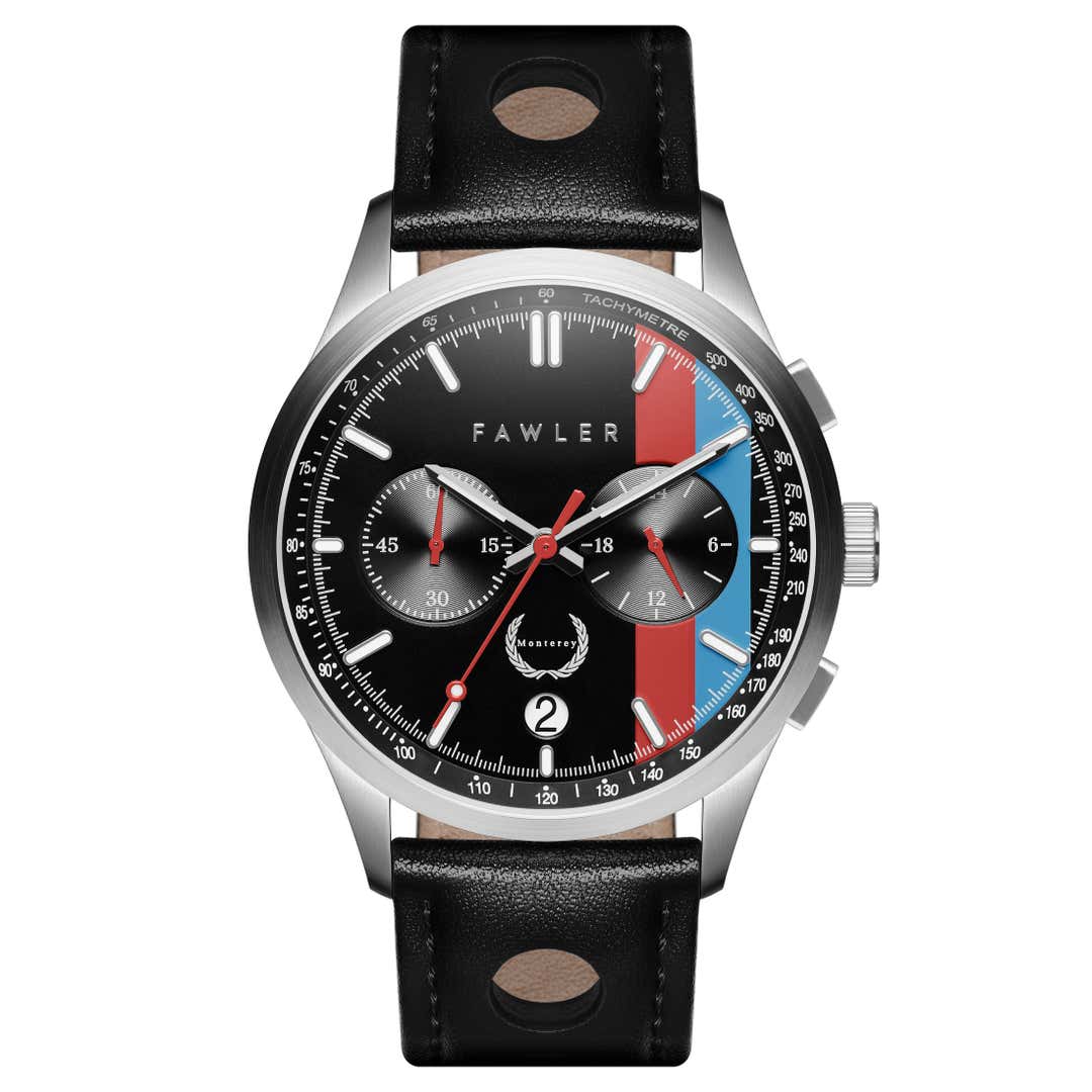 Monterey | Red and Blue Racing Watch | In stock! | Fawler
