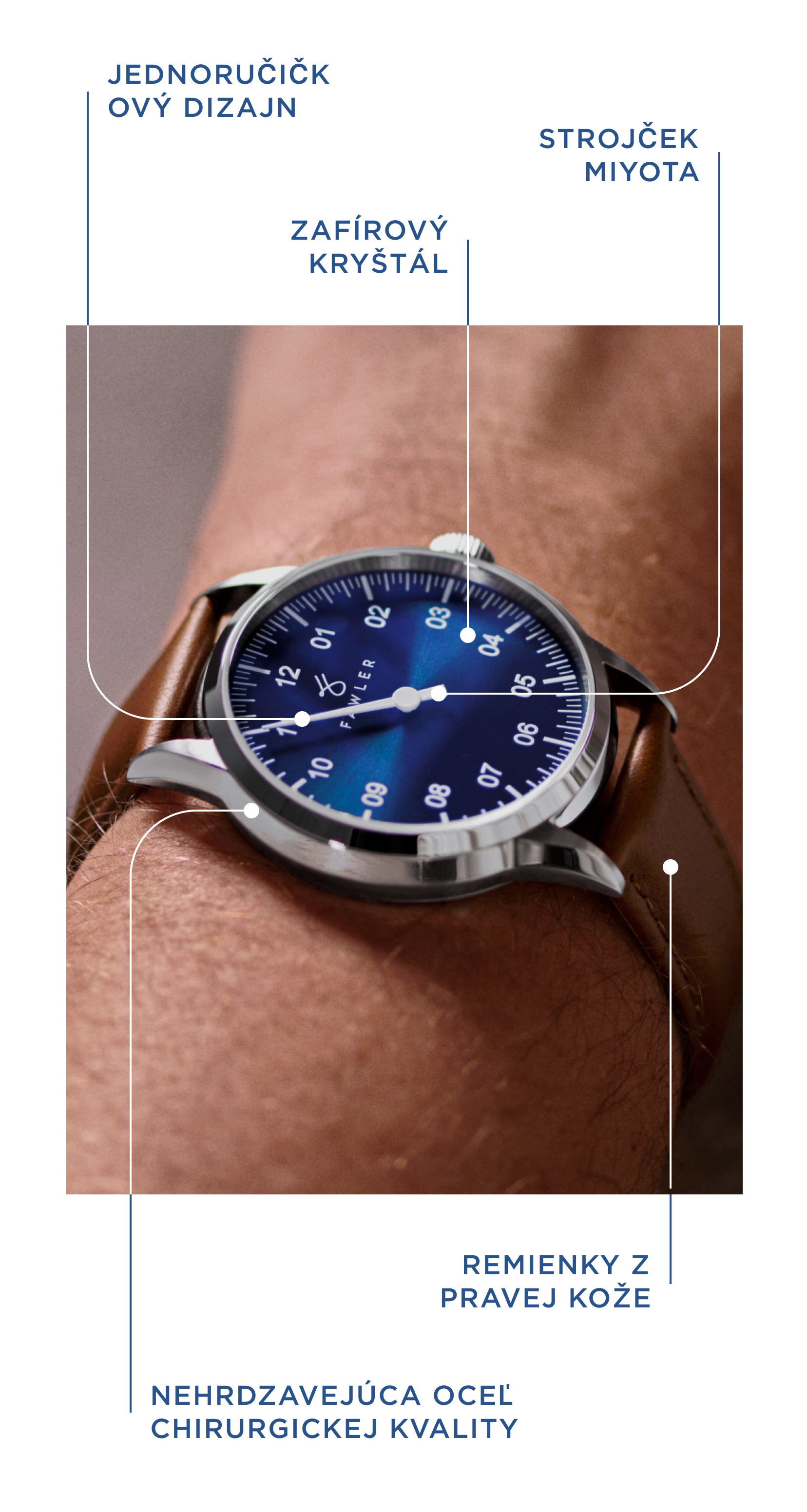 Krásne a cenovo dostupné jednoručičkové pánske hodinky