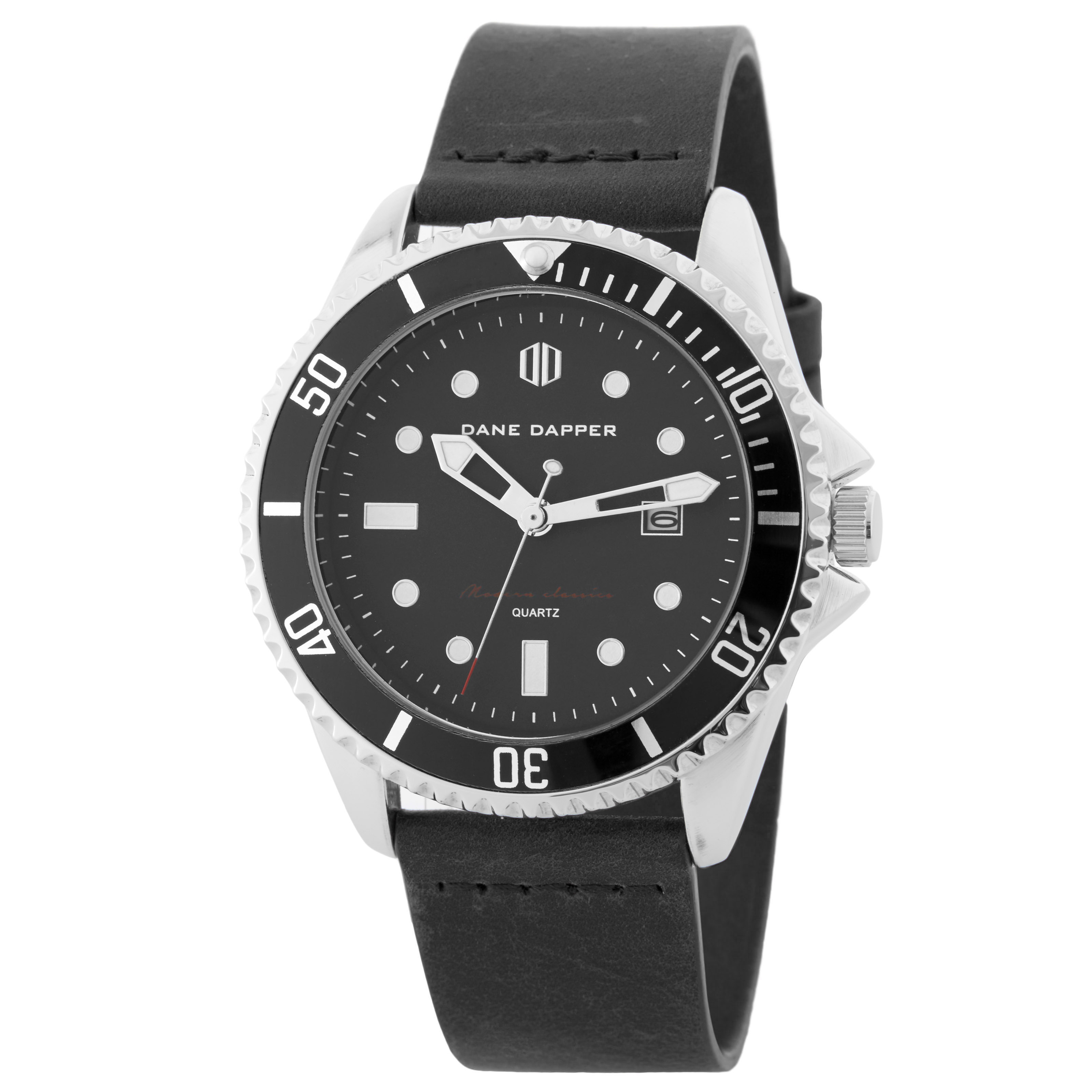 Leather Onyx Mariner Watch | Apothecary87 | Free shipping