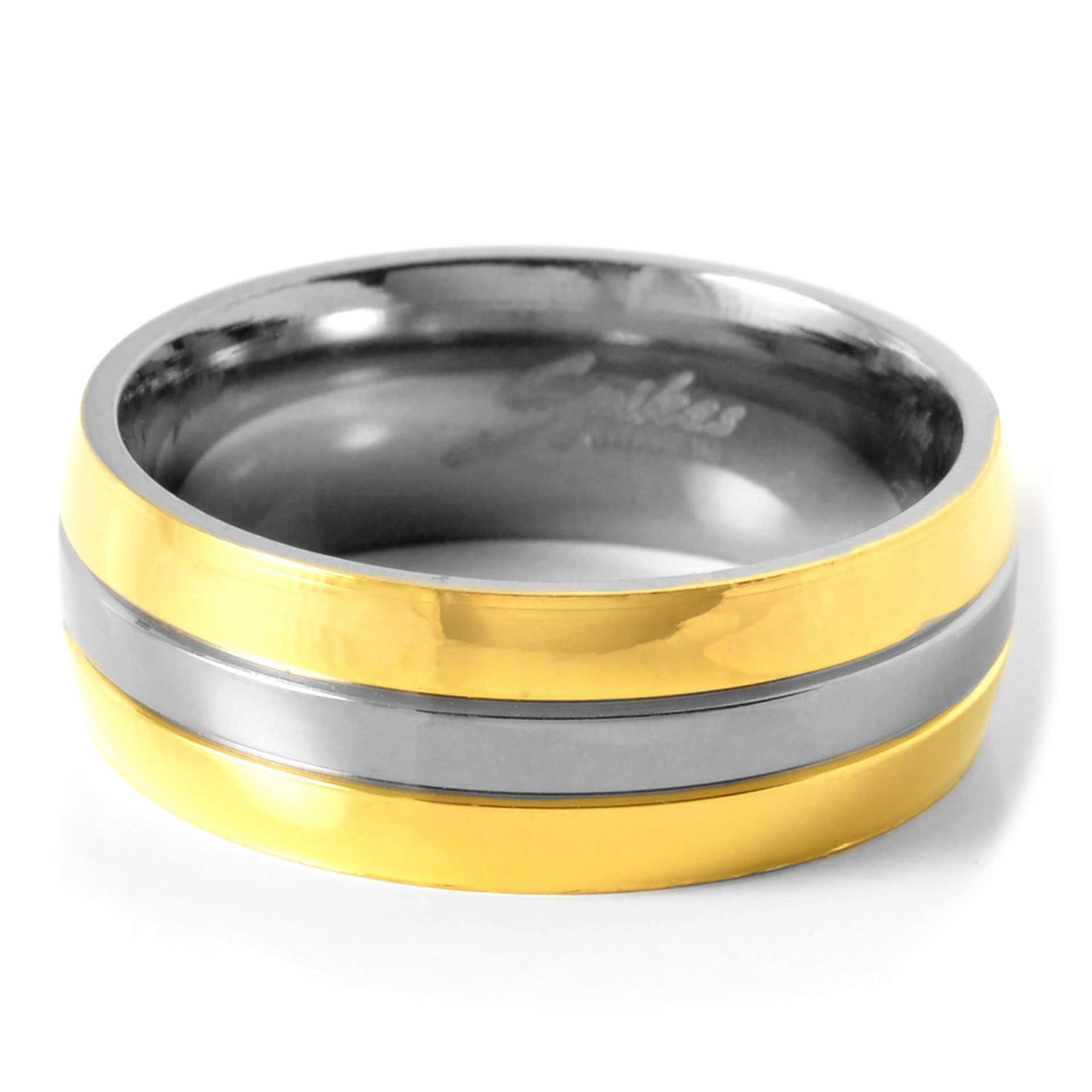 Silver-Tone & Gold-Tone Classic Titanium Ring | In stock! | Fort Tempus